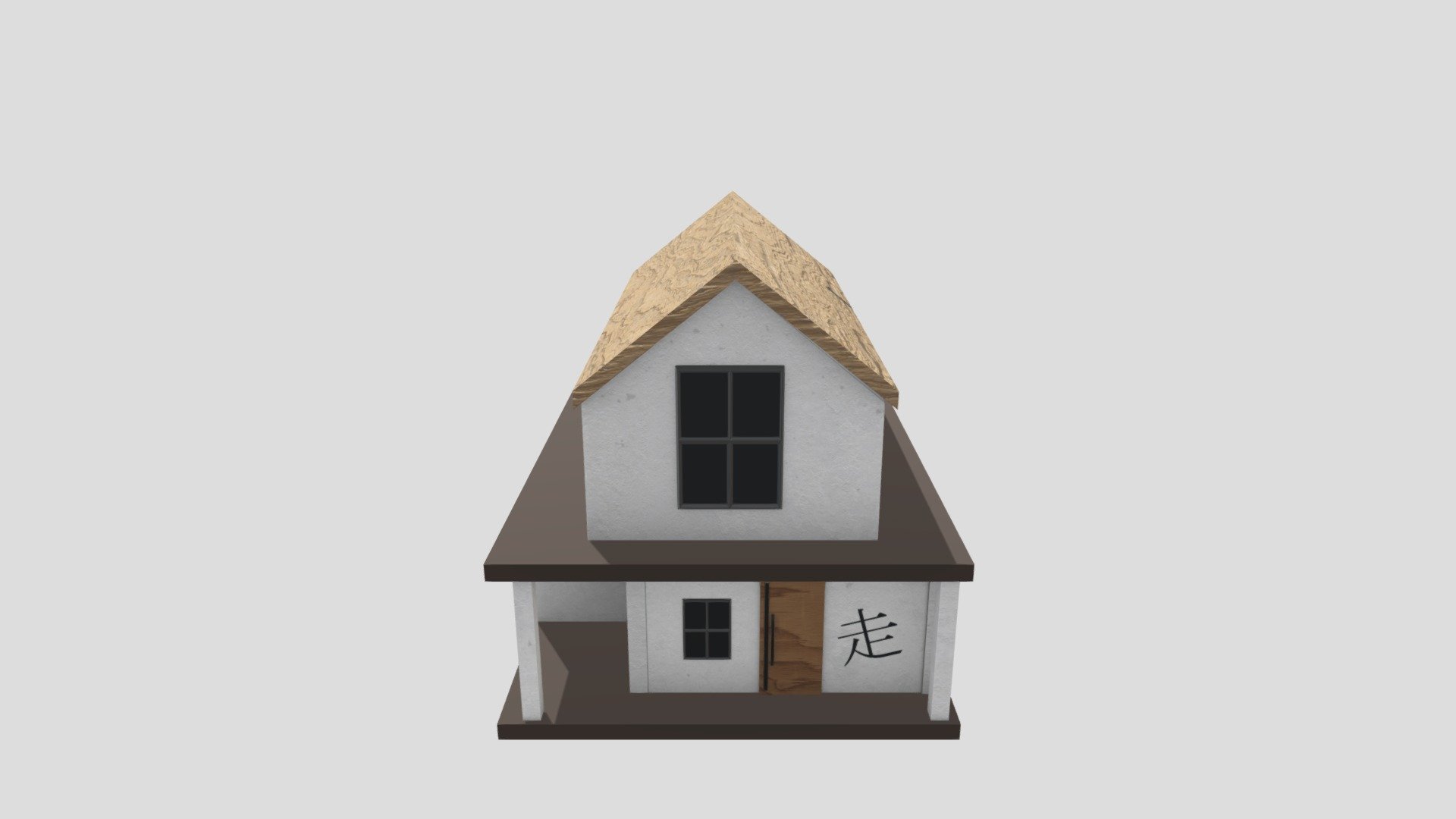 Japanese Horror Game House - 3D model by Joe Prestedge (@JoePrestedge ...