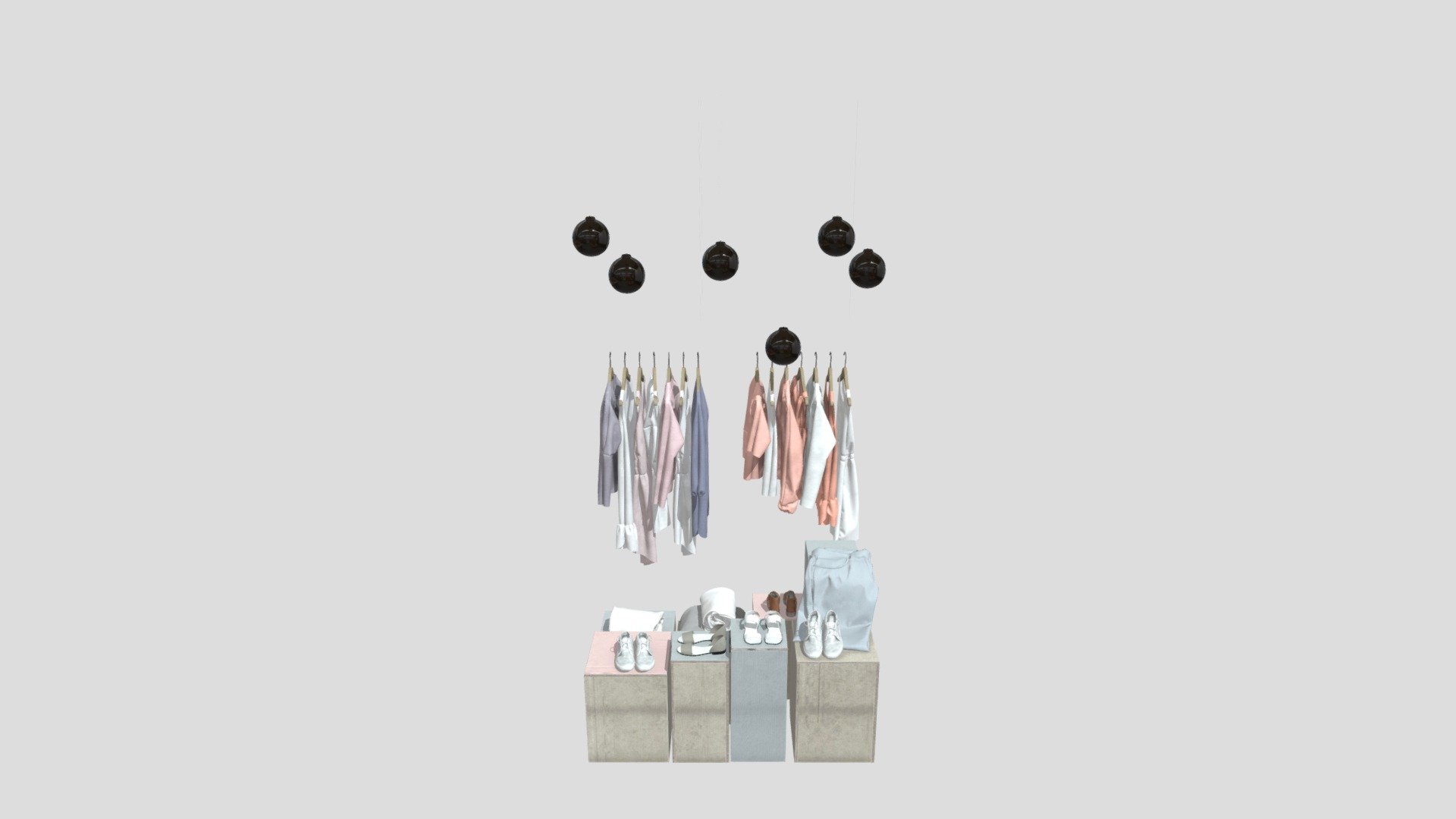 store fixtures 1 AM209 Archmodels - Buy Royalty Free 3D model by ...