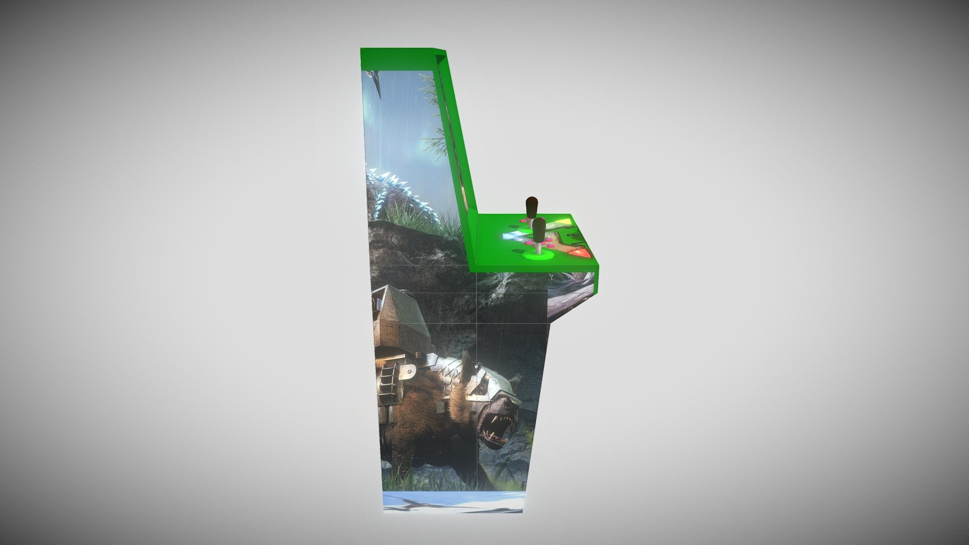 Arcade Machine - 3D model by LuigiD.Sousa [e142c5f] - Sketchfab