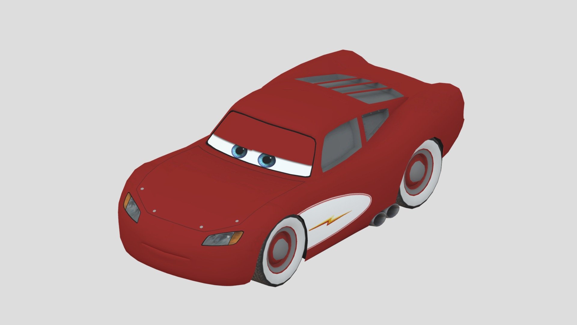 Wii Cars 2 TVG - Radiator Crusin McQueen - Download Free 3D model by ...