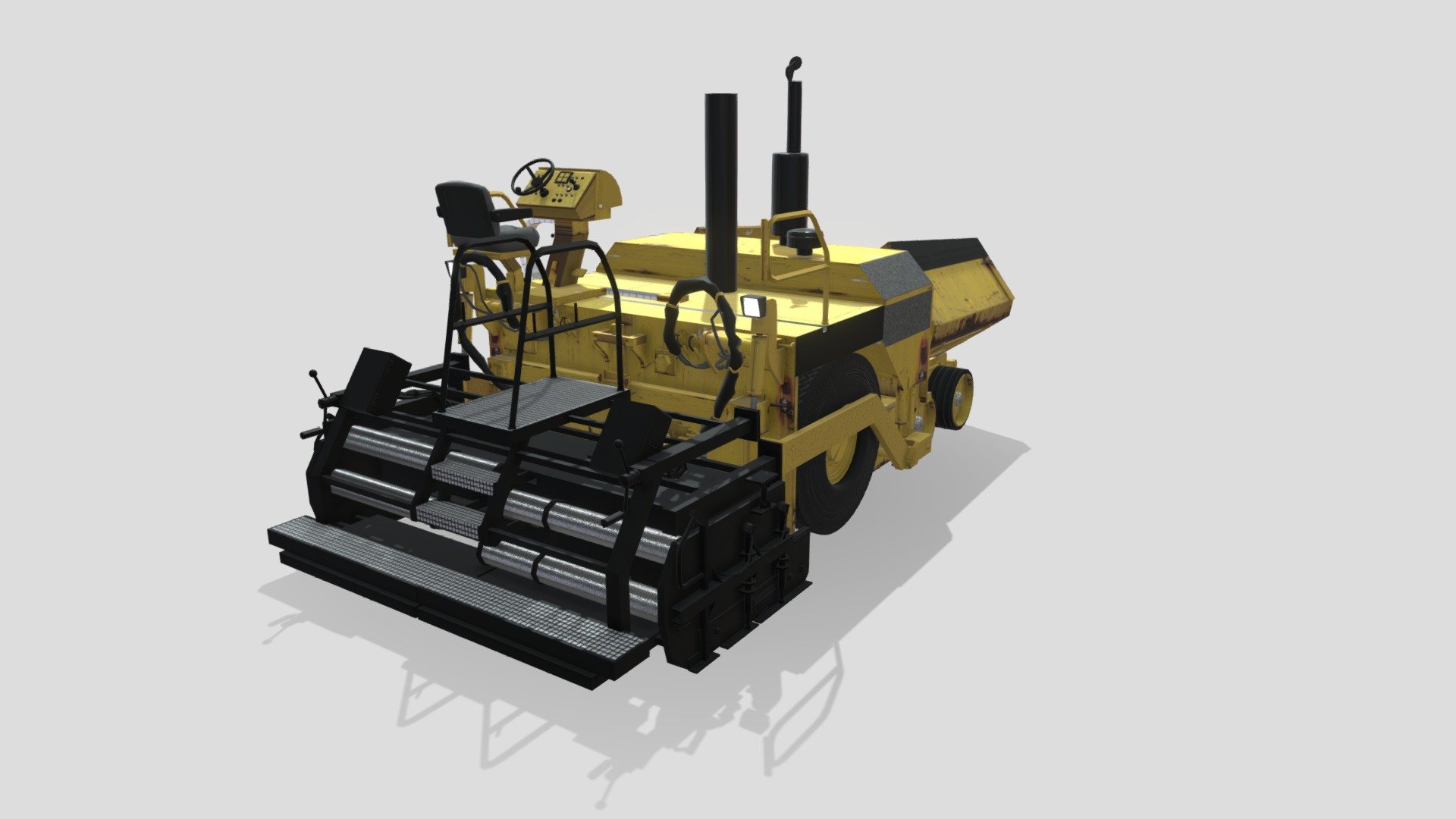 Asphalt_Paver_Caterpillar_AP800C_Scanline - 3D model by The Learning ...