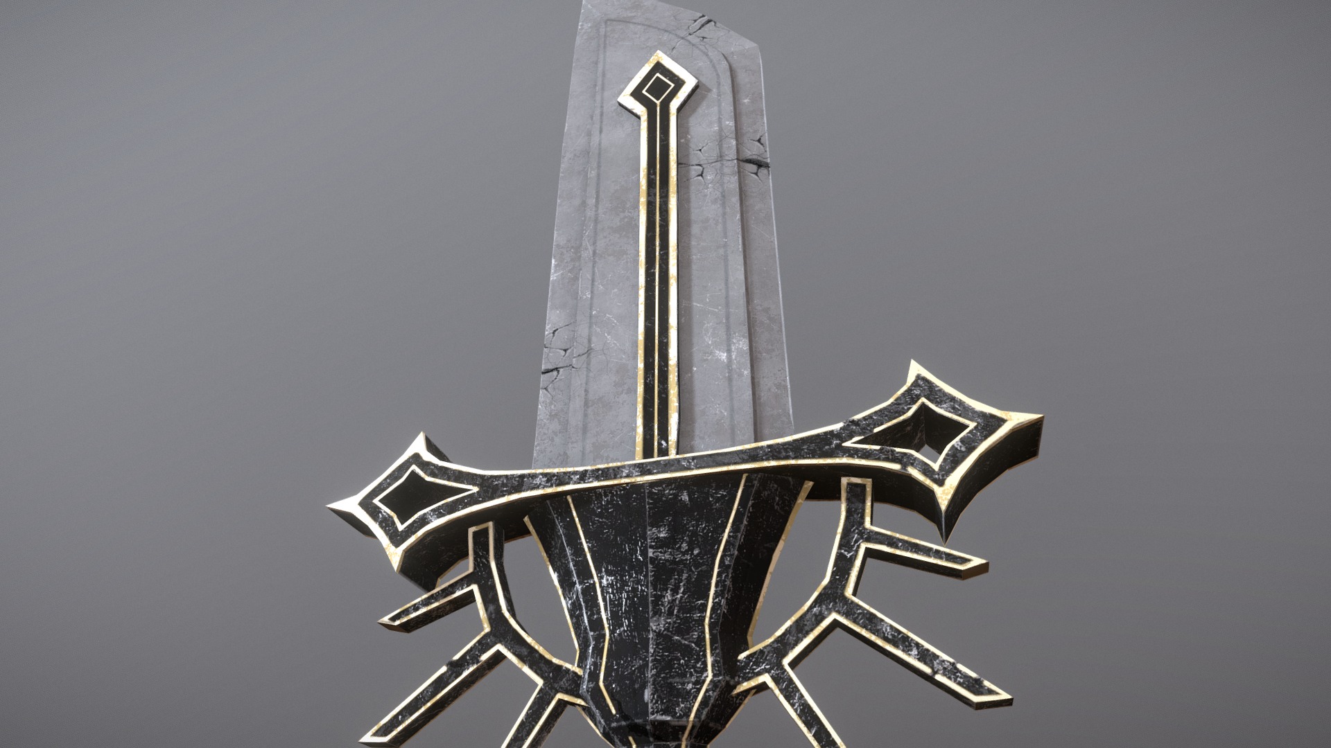 Damaged Sword - 3D model by cc4455 [e1470e9] - Sketchfab