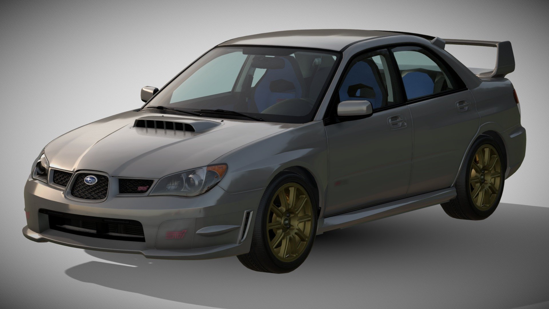 2006 Subaru Impreza WRX STI - Download Free 3D model by Ddiaz Design ...