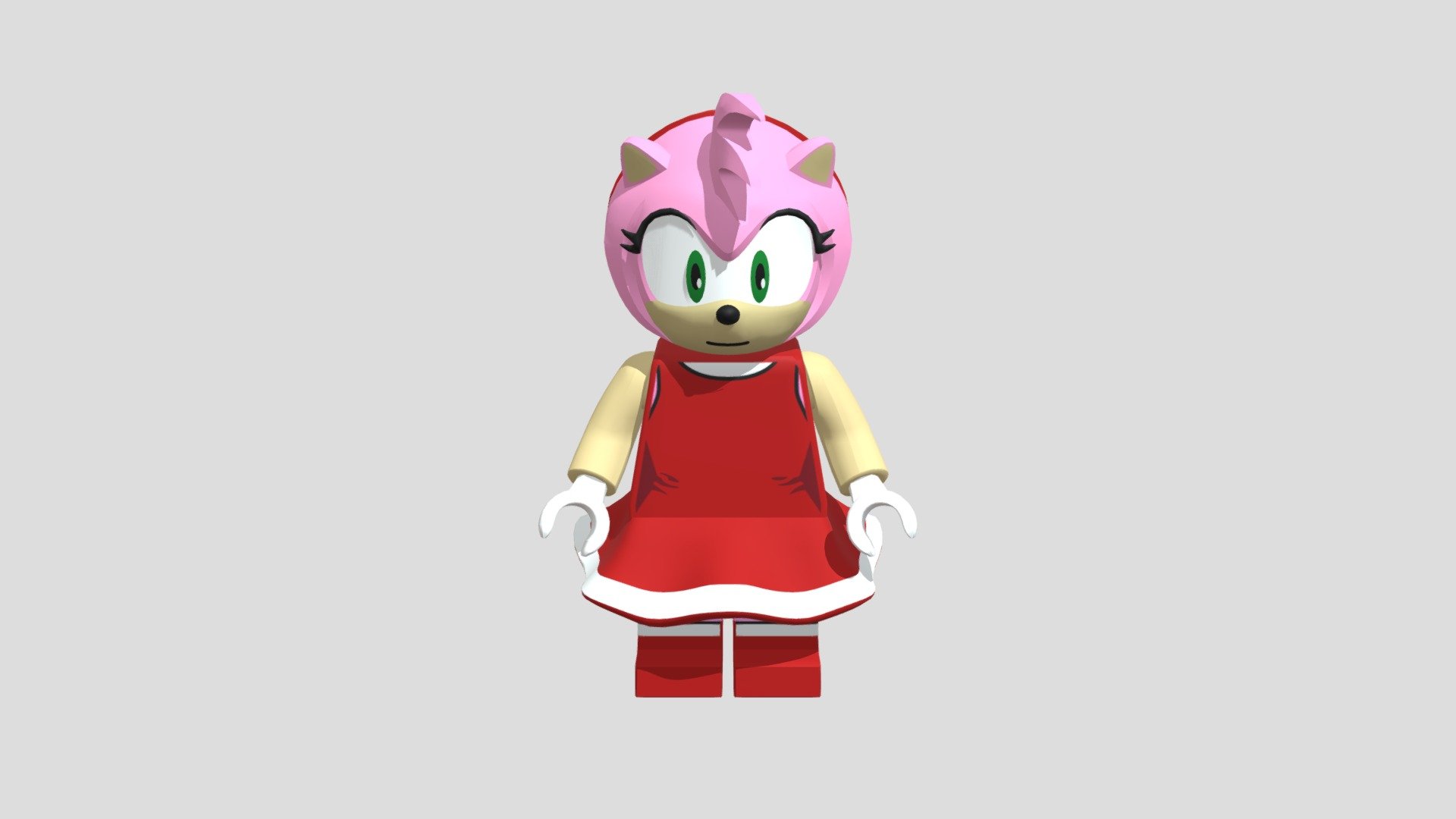 Play Station 3 - LEGO Dimensions - Amy Rose. - Download Free 3D model ...