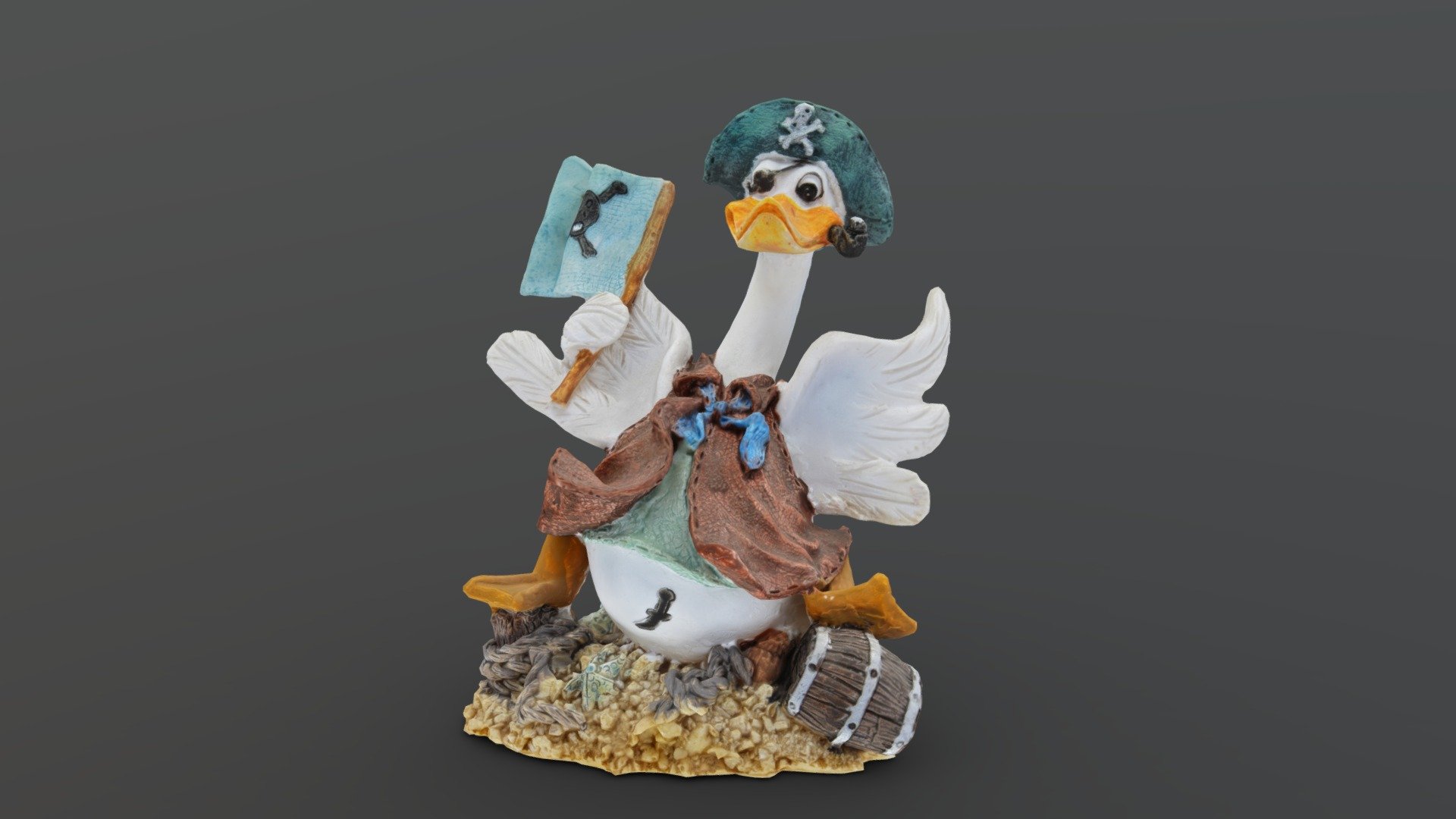 Goose Pirate - Download Free 3D model by Nik (@nikska) [e14ded5 ...