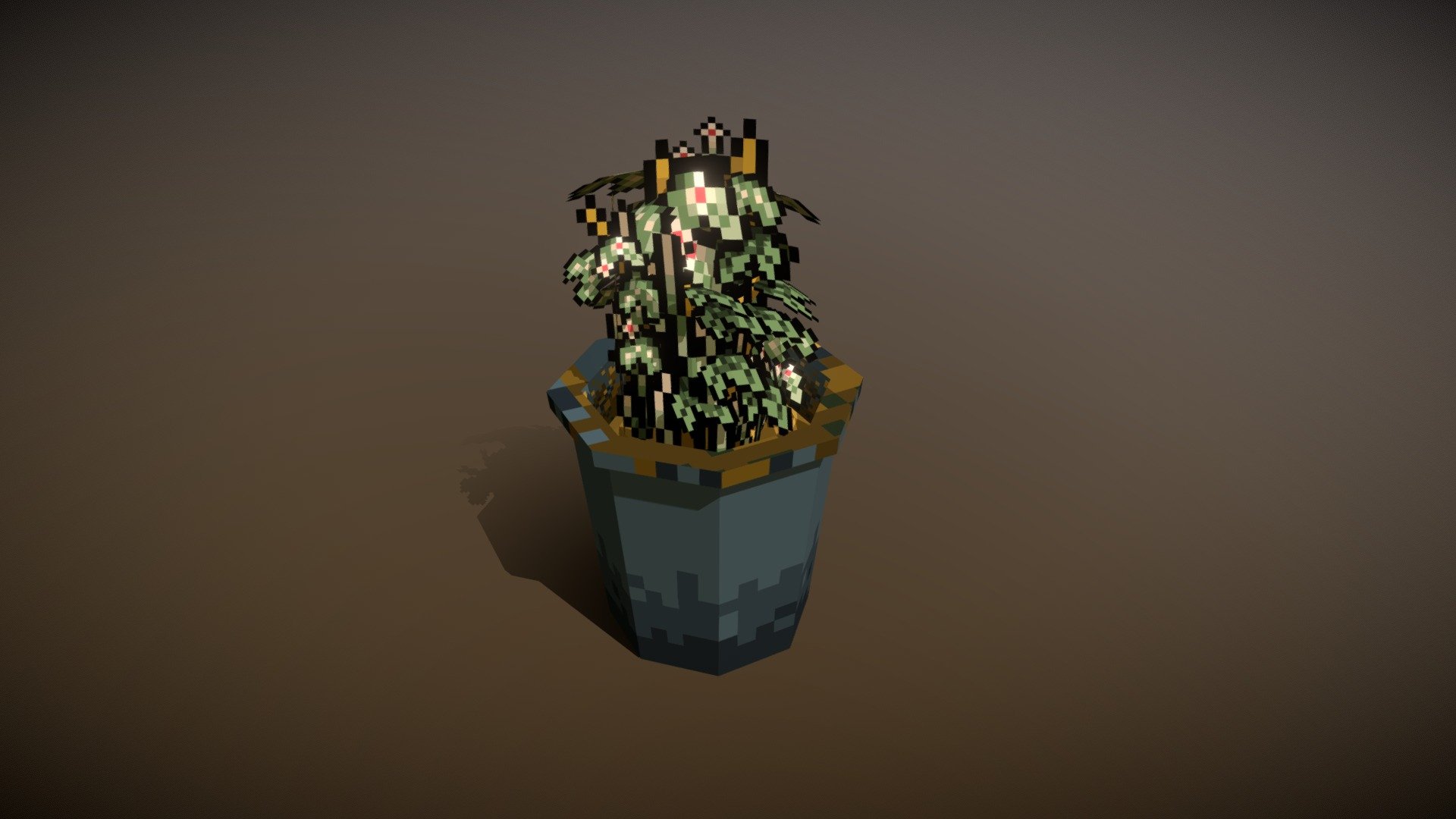 foliage low poly pixel art - Download Free 3D model by Minimastudio ...