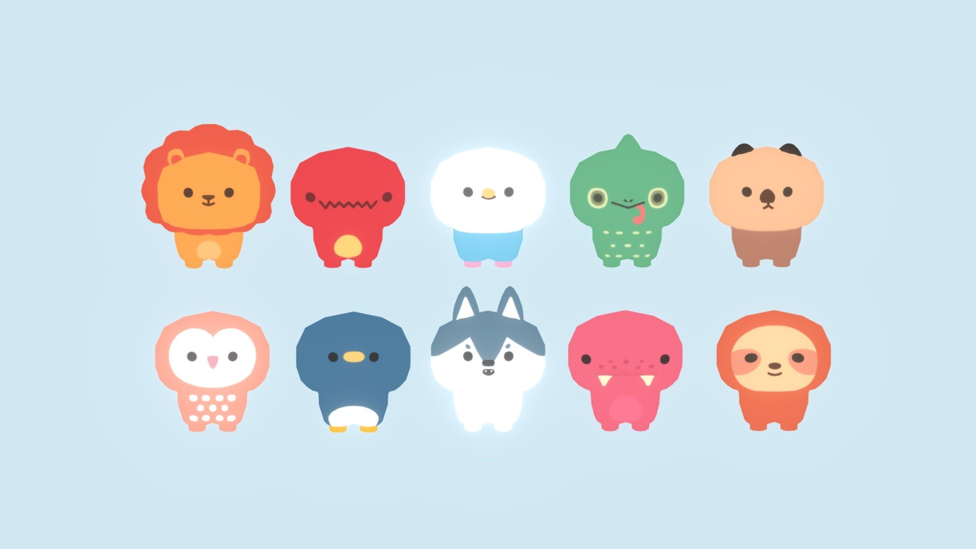 Animal Cute Pack - Buy Royalty Free 3D model by nyomryu [e14efcc ...