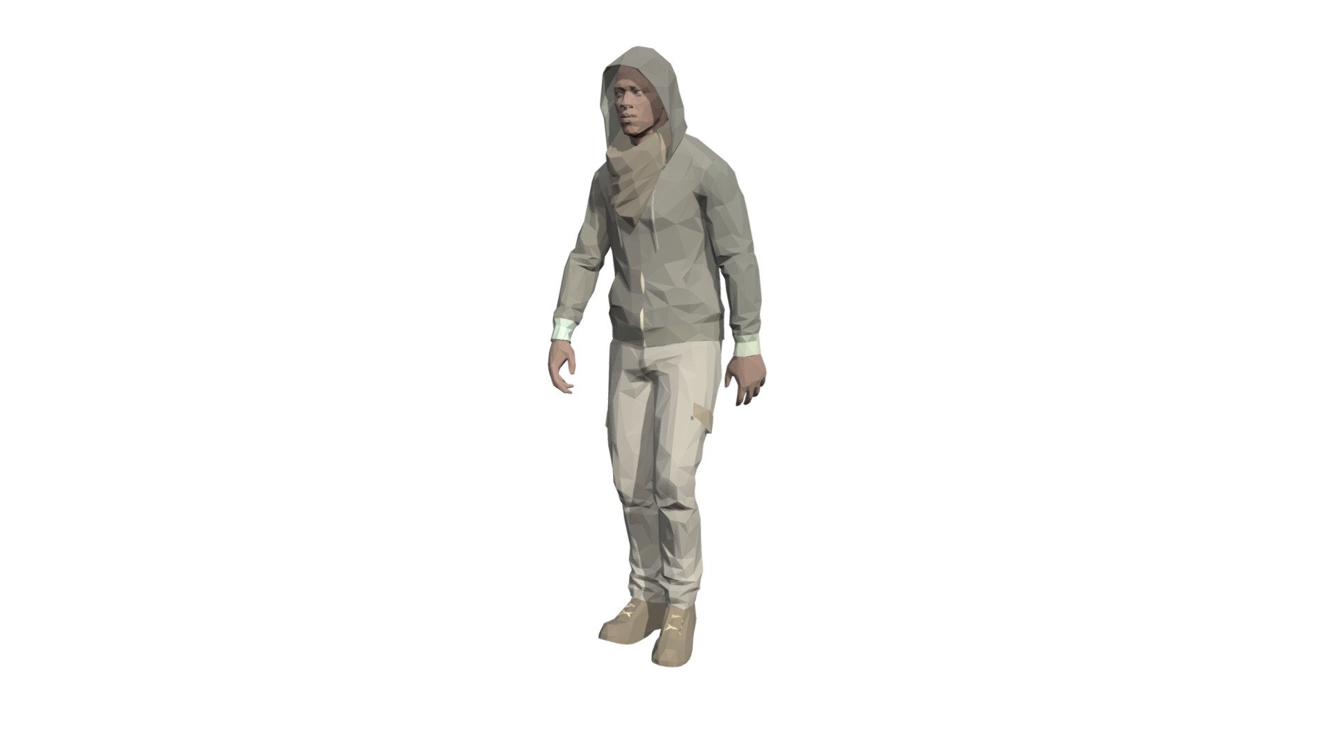 Survive man sample walk 31 Frames - Buy Royalty Free 3D model by game ...