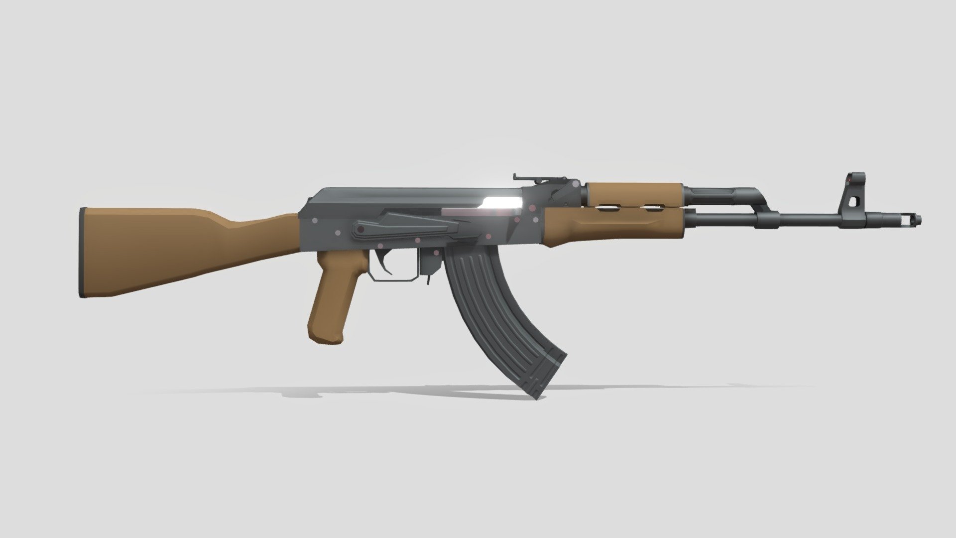 AKM - Download Free 3D model by moog! (@TacticalGlaceon) [e152583] - Sketchfab