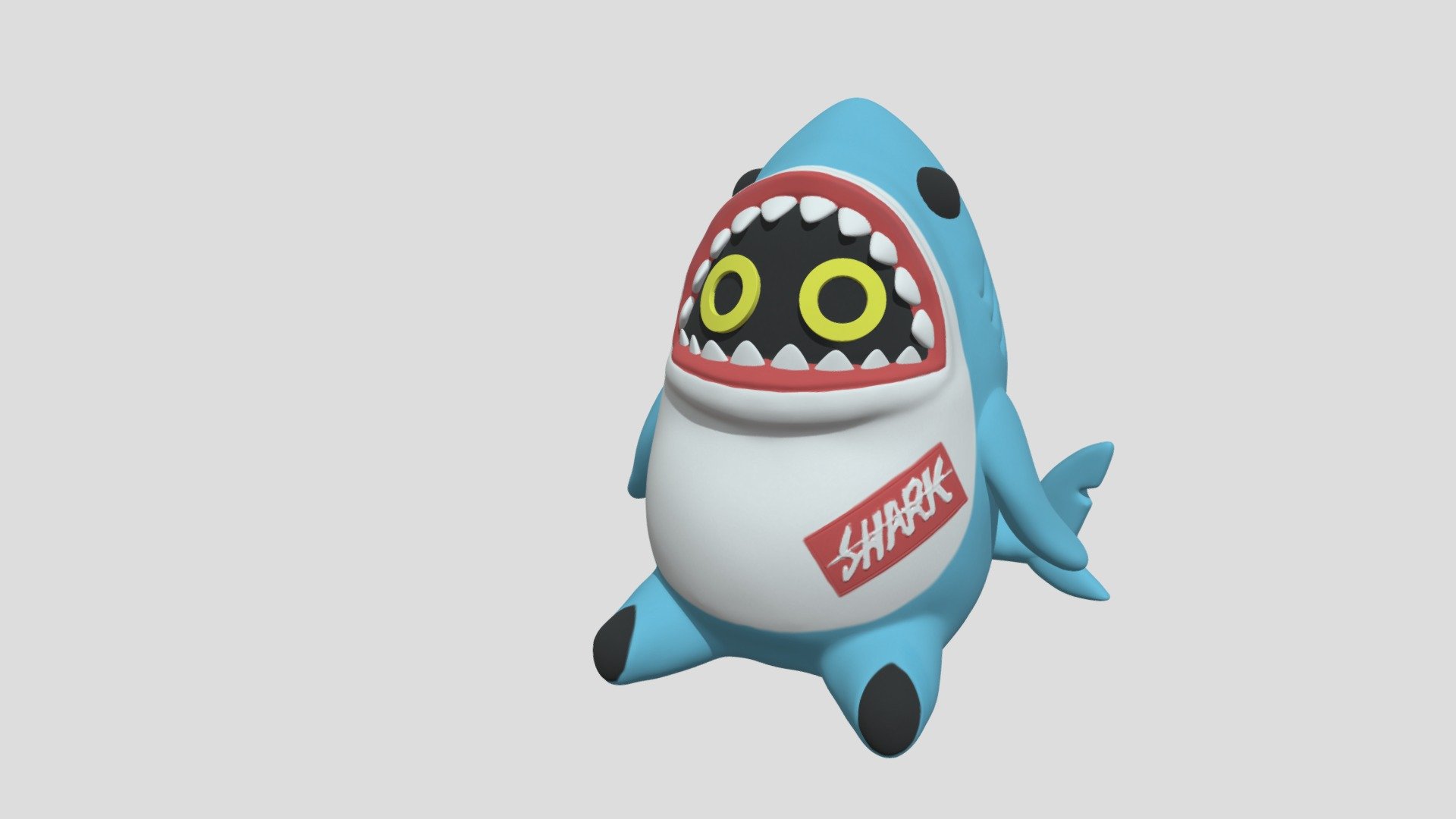 Zenless Zone Zero - Bangboo Sharkboo - 3D model by junxuan [e152f14 ...