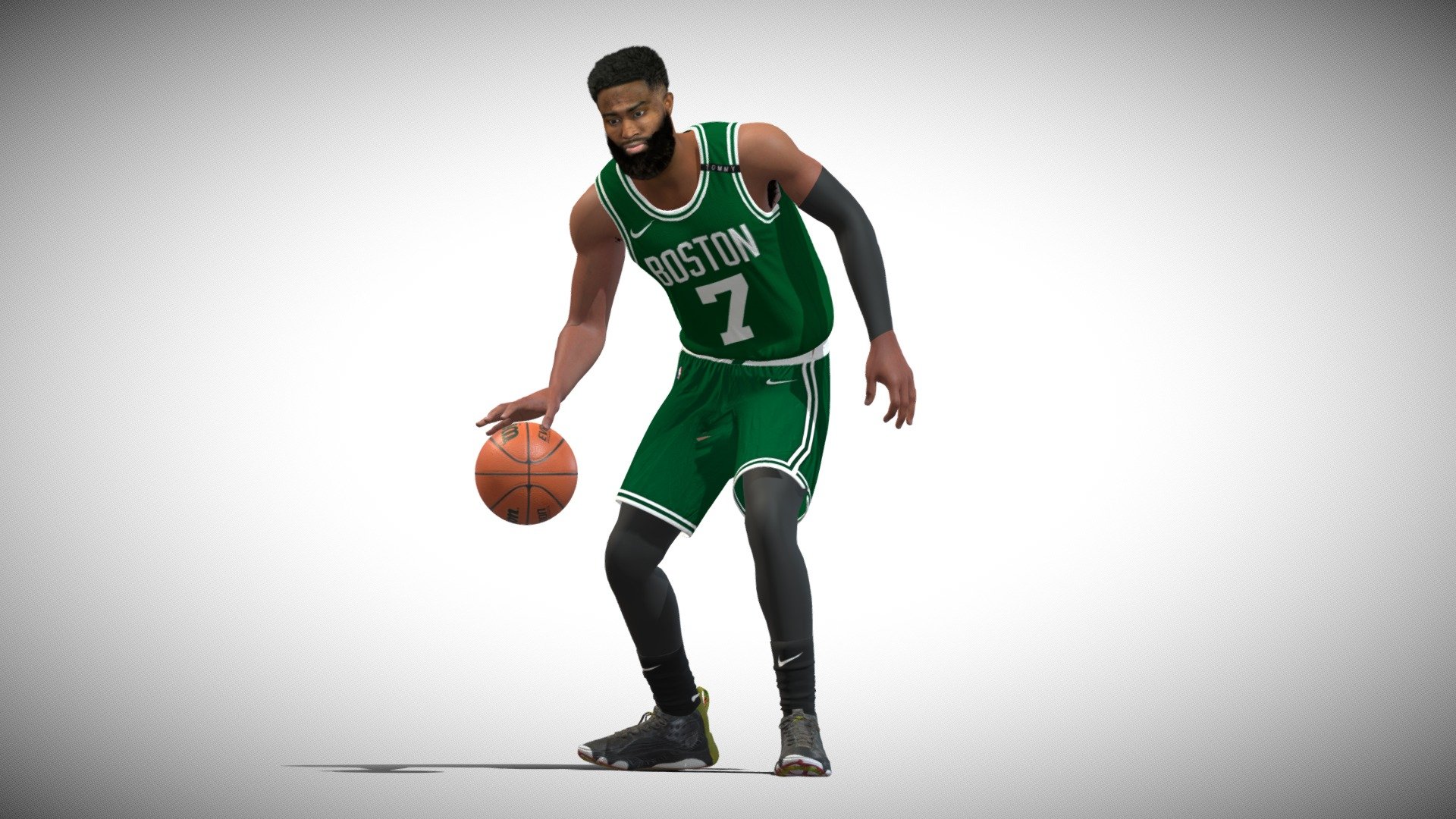 3D Rigged Jaylen Brown NBA - 3D model by NBA basketball player ...