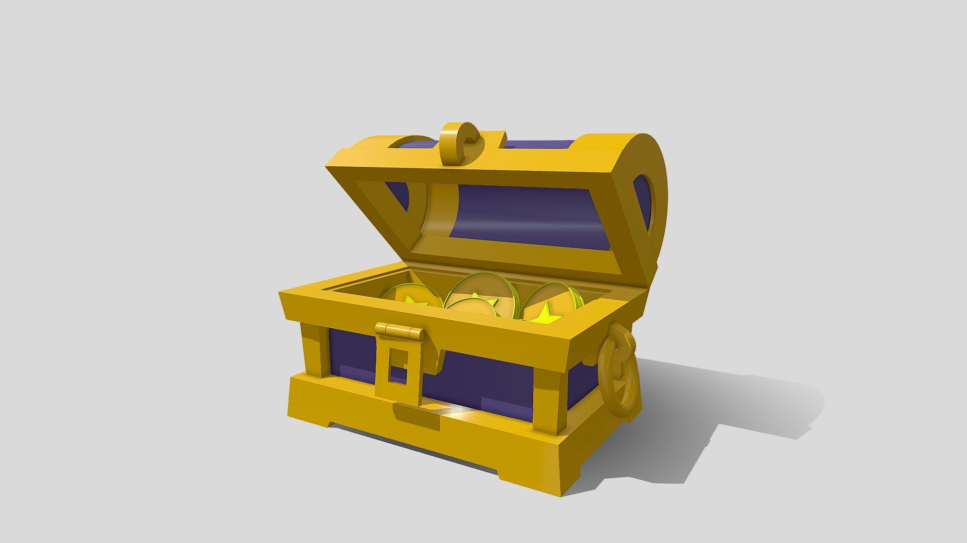 Treasure Box Game Ready - 3D model by edenchan1000 [e157214] - Sketchfab