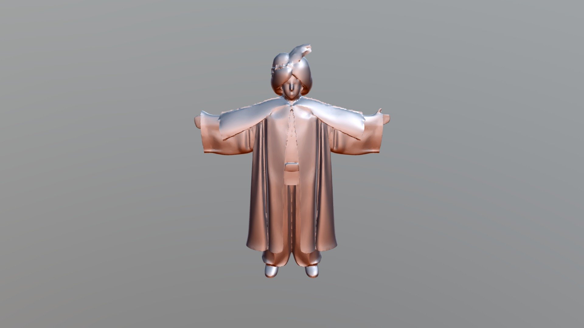 person in elaborate costume - 3D model by cimarronfilmsproducciones ...