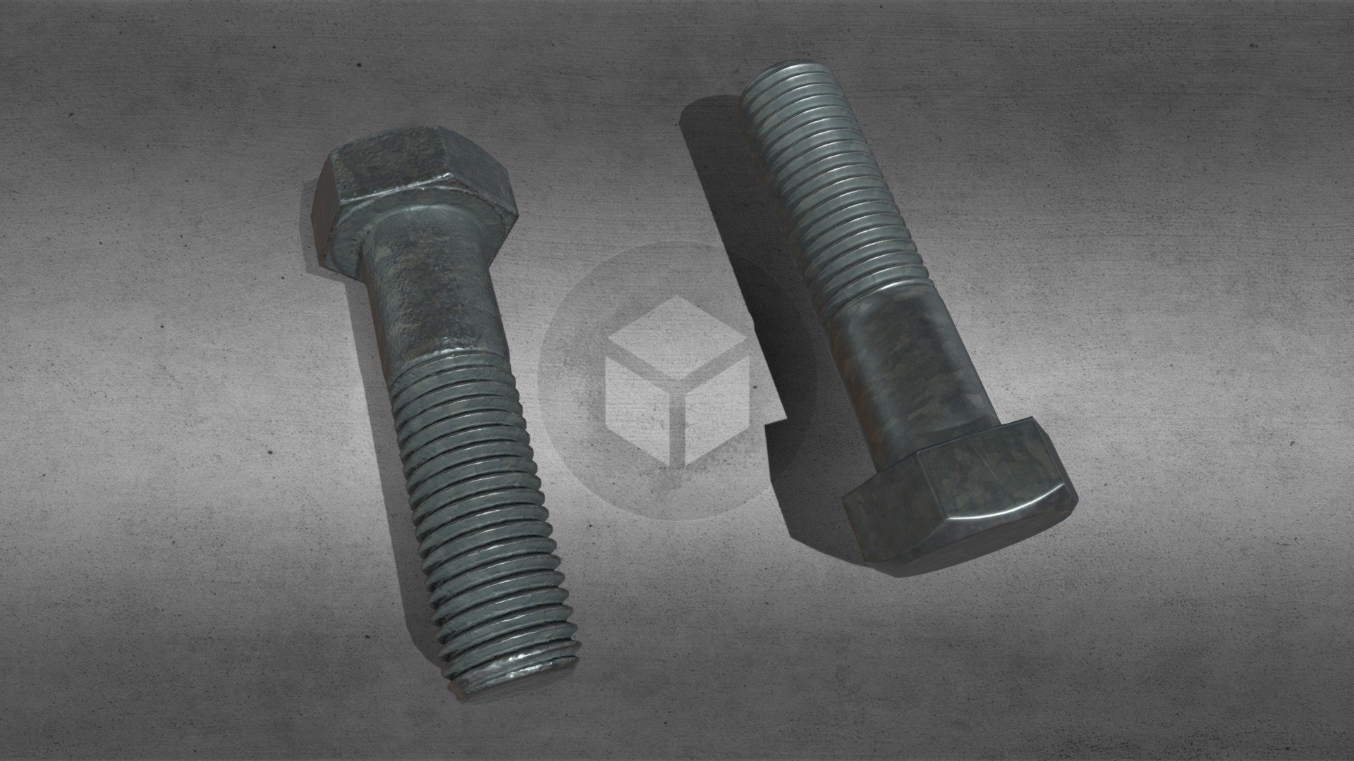 Screw bolt M18 key width 27-rebuild - Download Free 3D model by chiwei ...