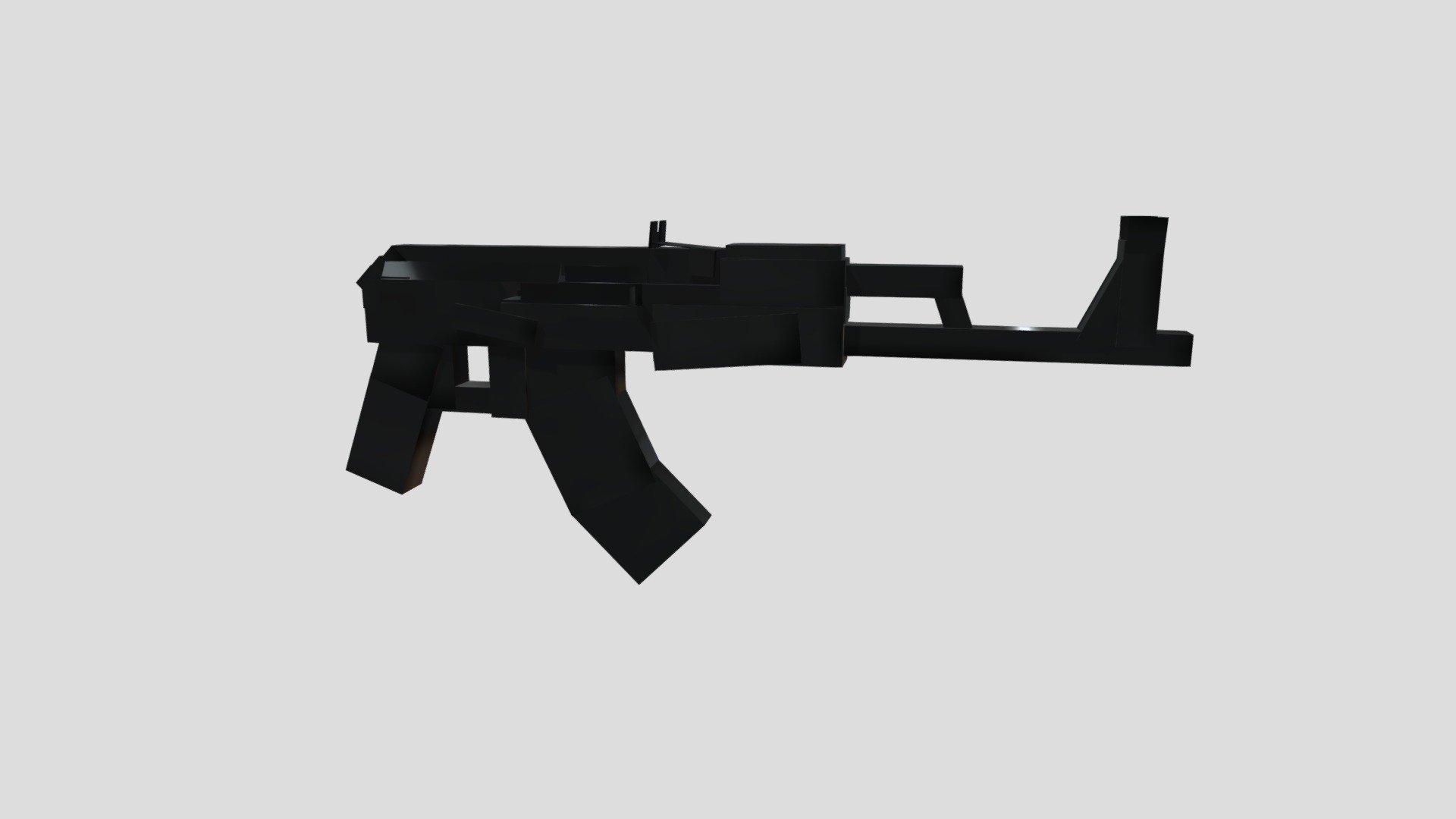 ak47 black no stock - Download Free 3D model by JagdpantherKing131 ...