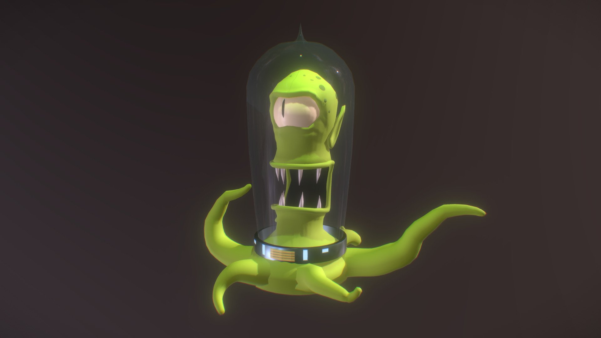 Kang (or Kodos?) - #3December2020 Day21 - 3D model by LordDiego ...