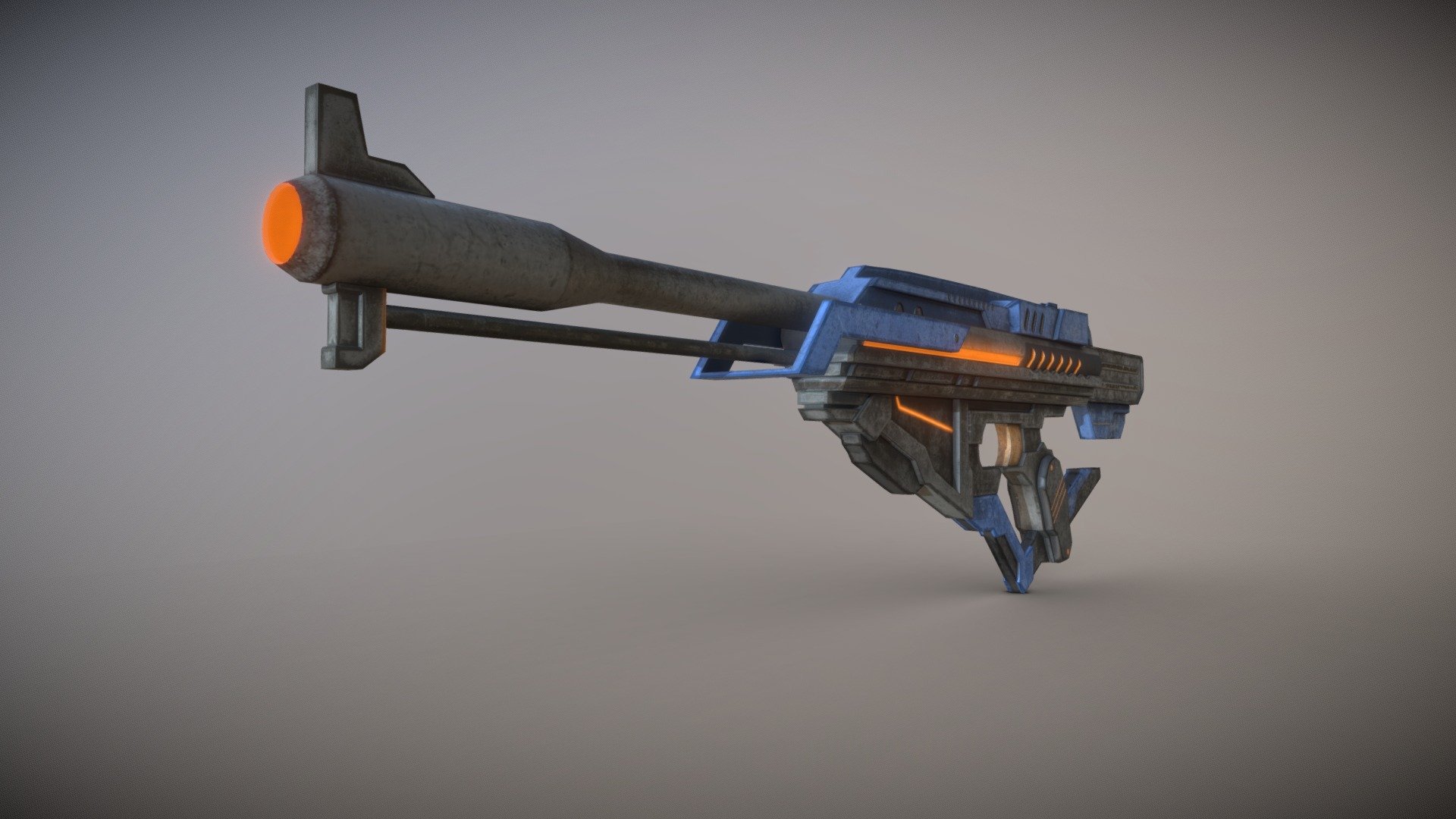 Light gauss rifle - 3D model by Luca (@luca.patane90) [e15ab17] - Sketchfab