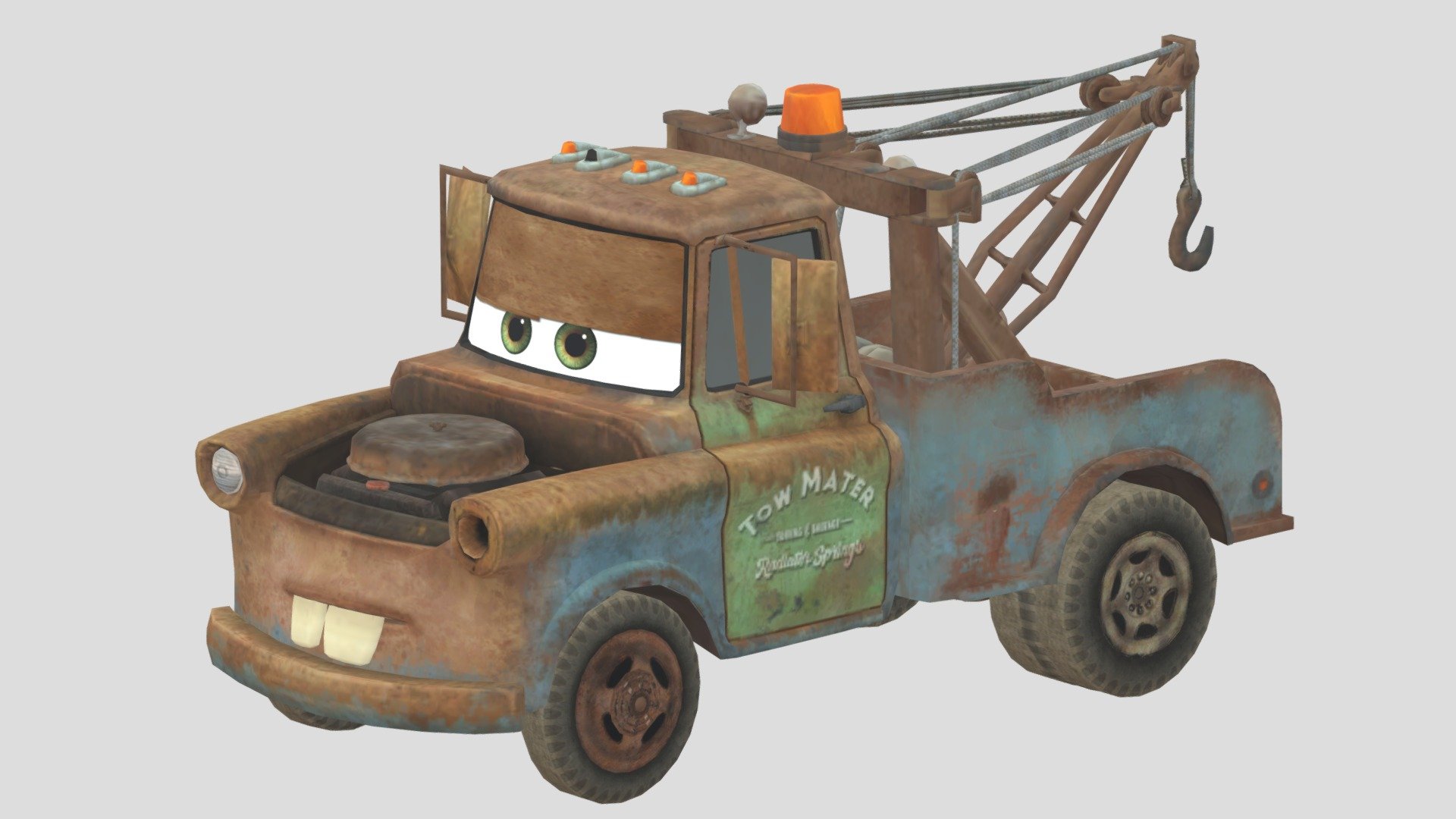 Cars 3 Driven To Win - Mater - Download Free 3D model by SMF Features ...