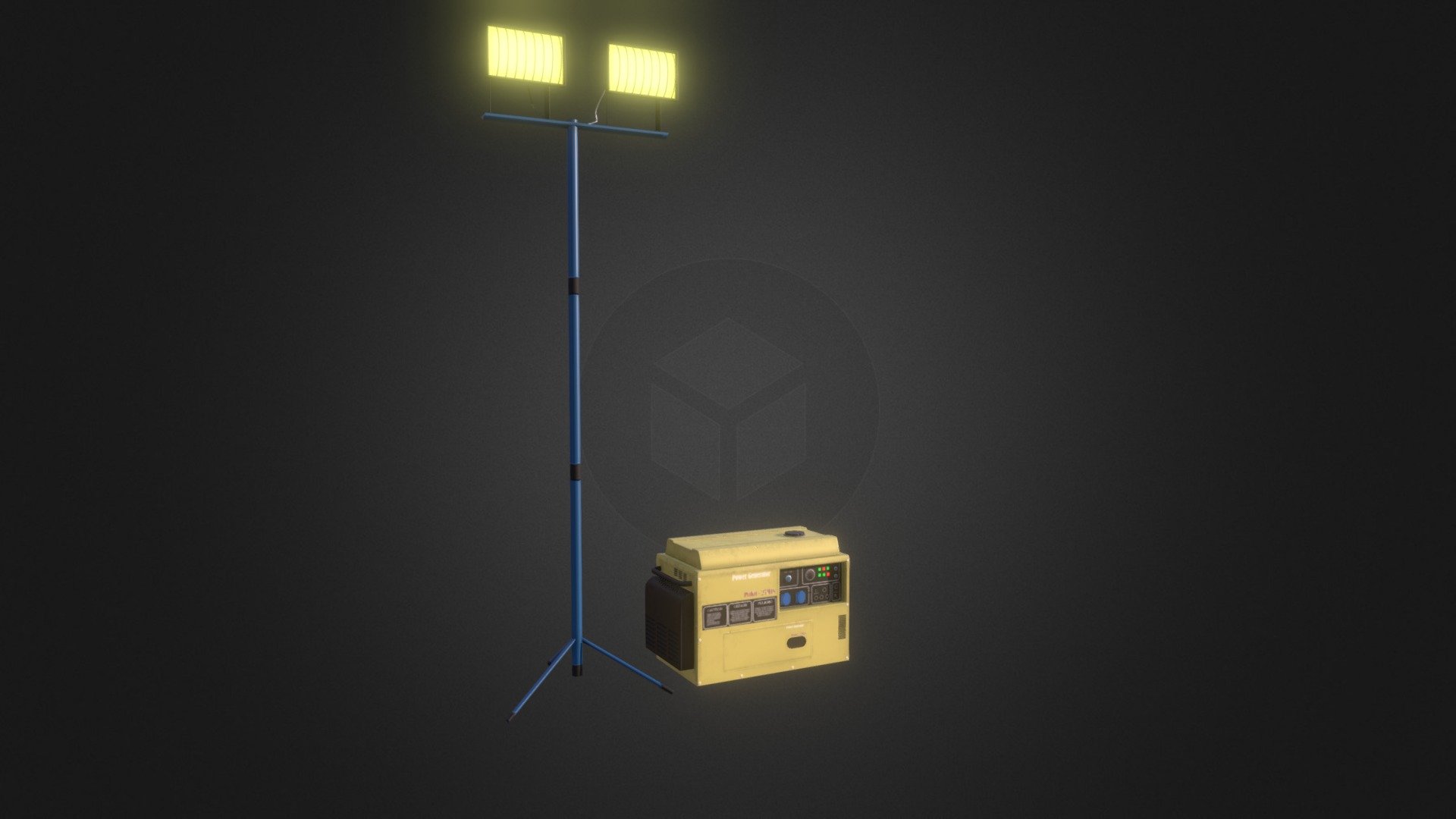 spotlight & Generator - Buy Royalty Free 3D model by JPrian94 [e15d4f6 ...