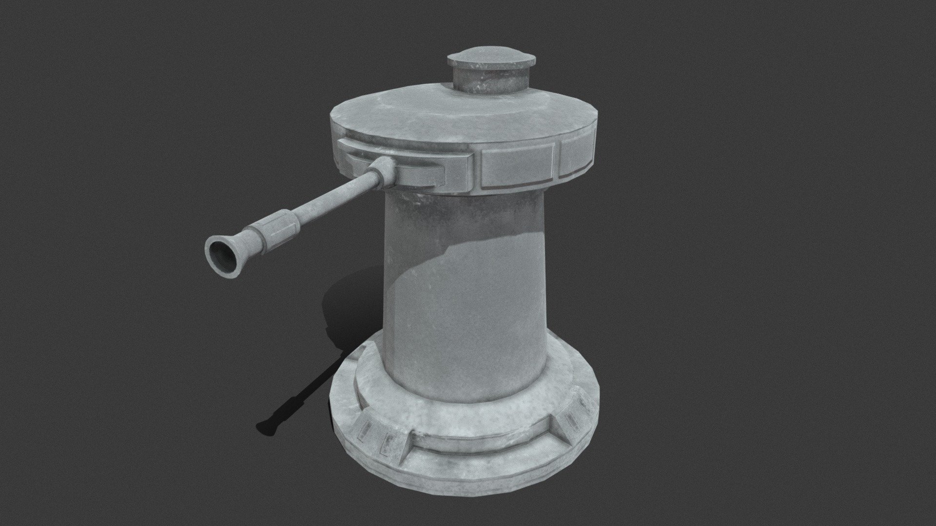 Star Wars - DF.9 Turret Battle of Hoth - Download Free 3D model by ...