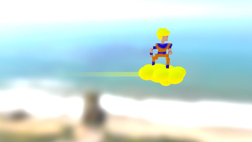 Failed Goku (I'm not even ashamed !) - 3D model by joachimbaba [e15d612 ...