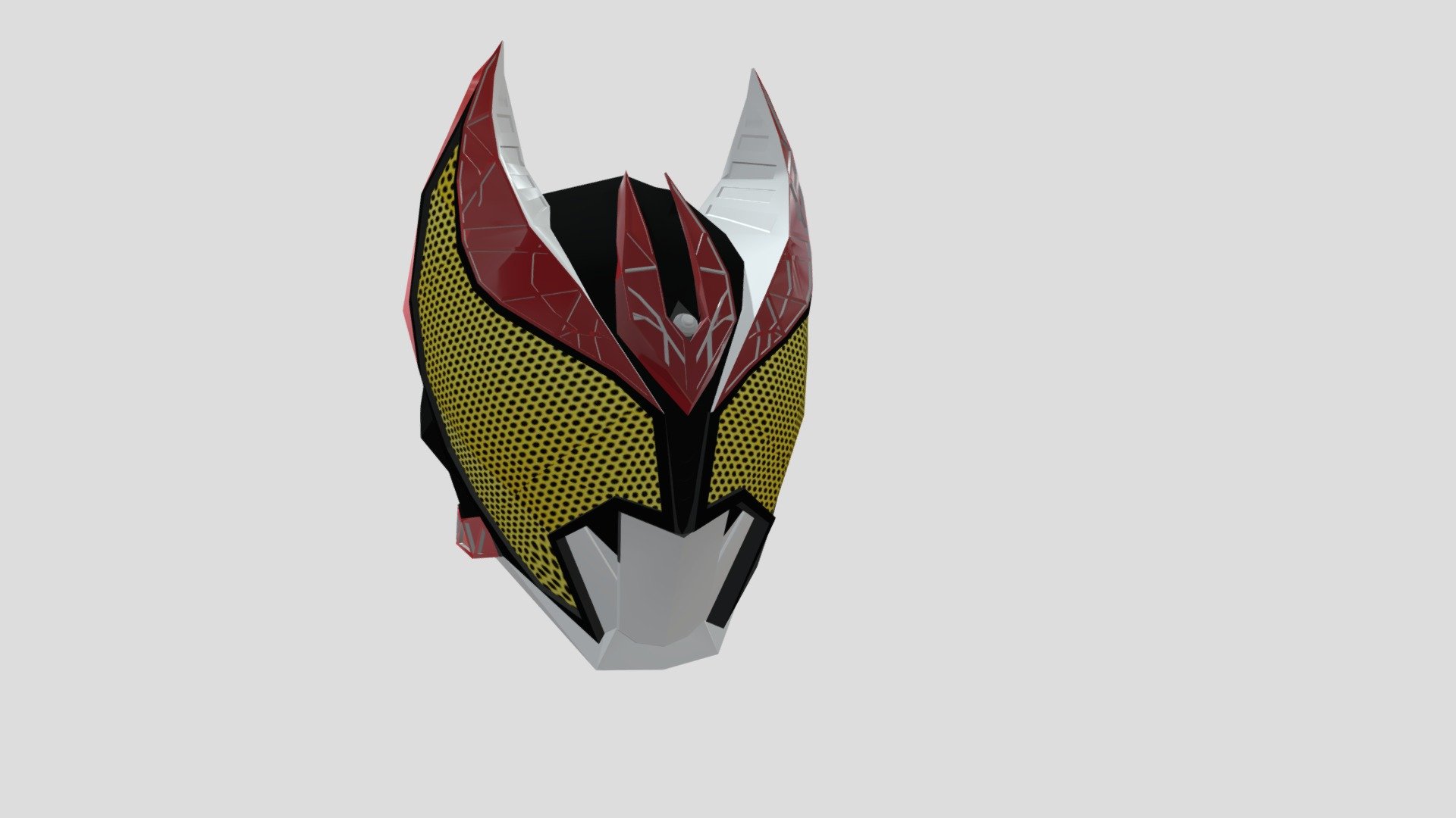 Helmet Kamen Rider Kiva - 3D model by GunGin [e15df36] - Sketchfab
