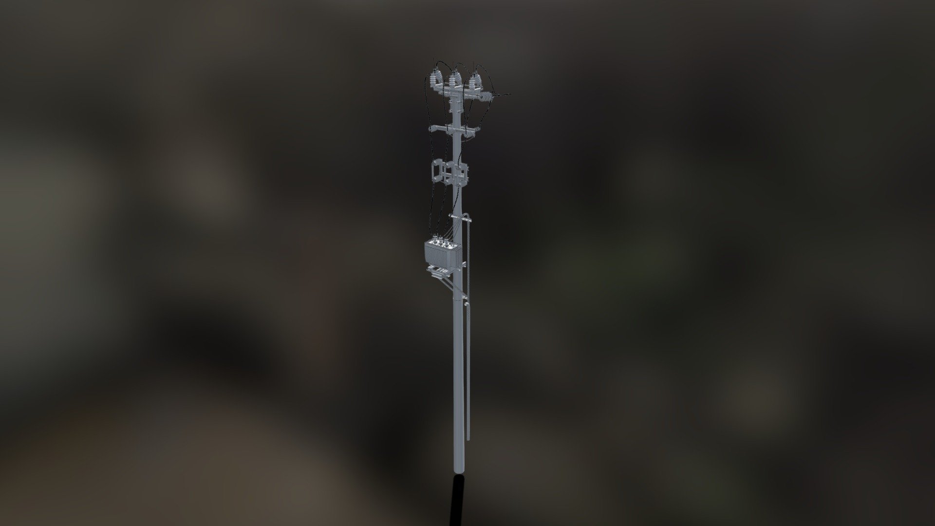 Pole Mounted Transformer - 3D model by Digital BIM Solutions ...
