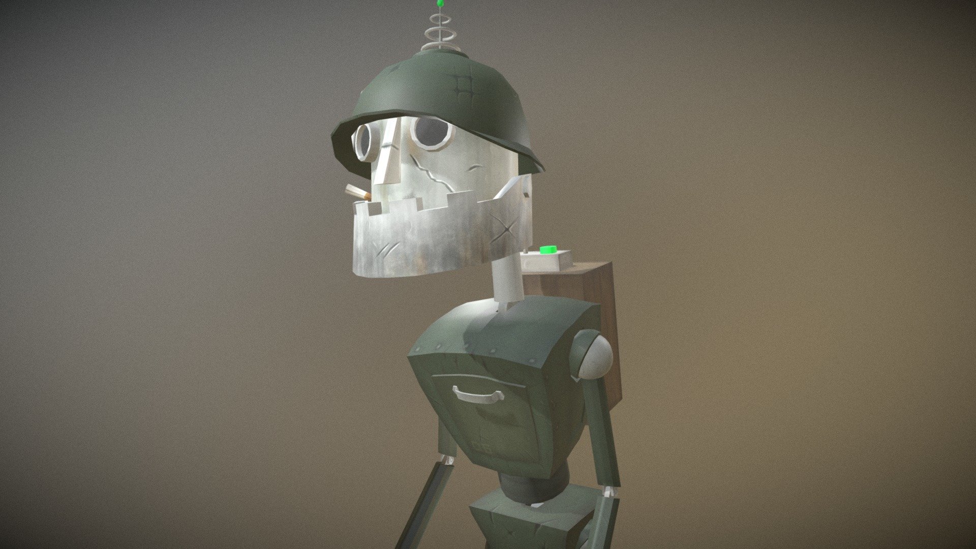 Robot Soldier - 3D model by Choffa (@alcachofa) [e16056d] - Sketchfab