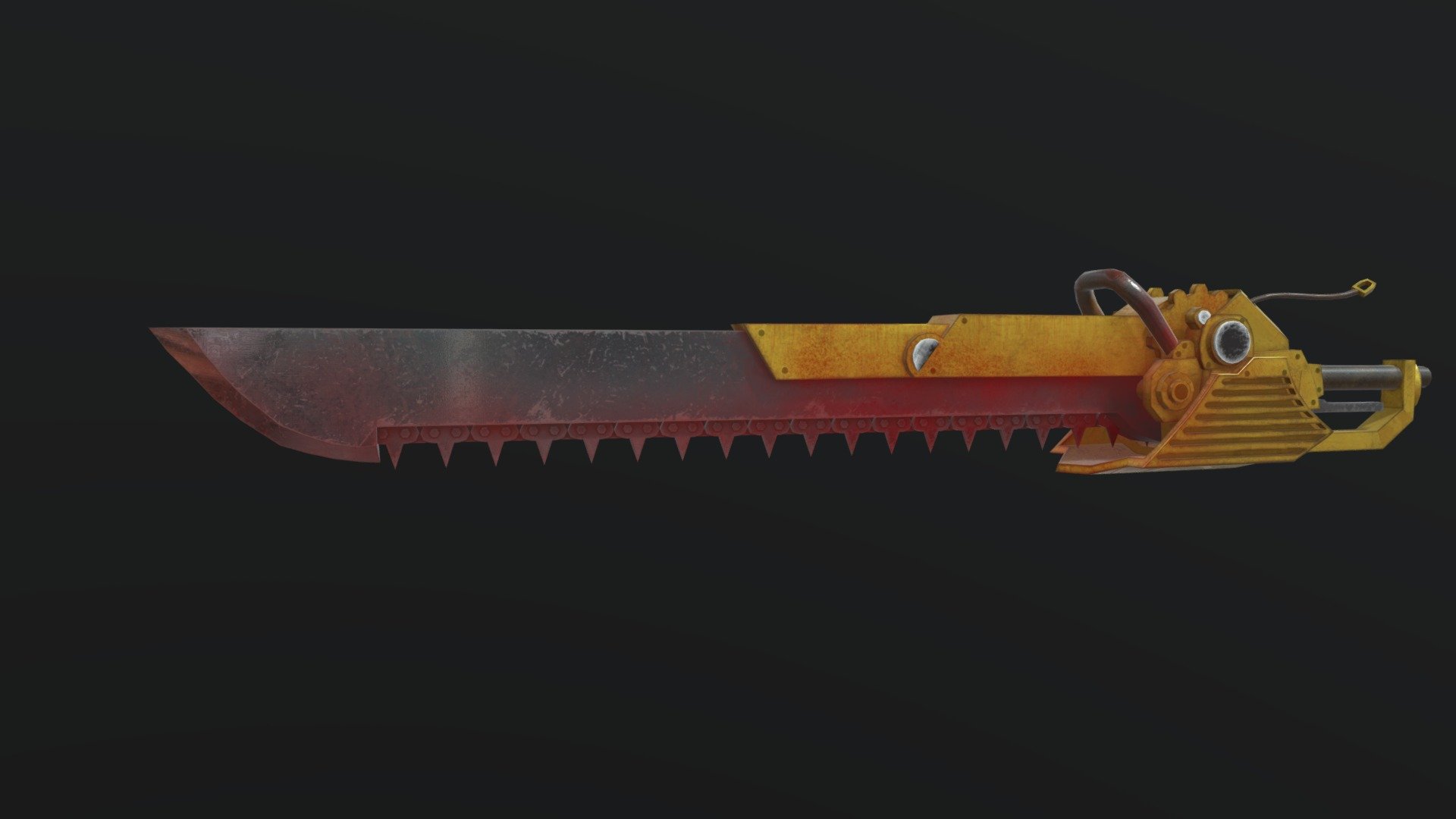chainsword - 3D model by Joseph_Wardle [e1616c8] - Sketchfab