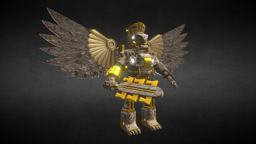 Golem Azteca - 3D model by cjot89 [e162c7e] - Sketchfab