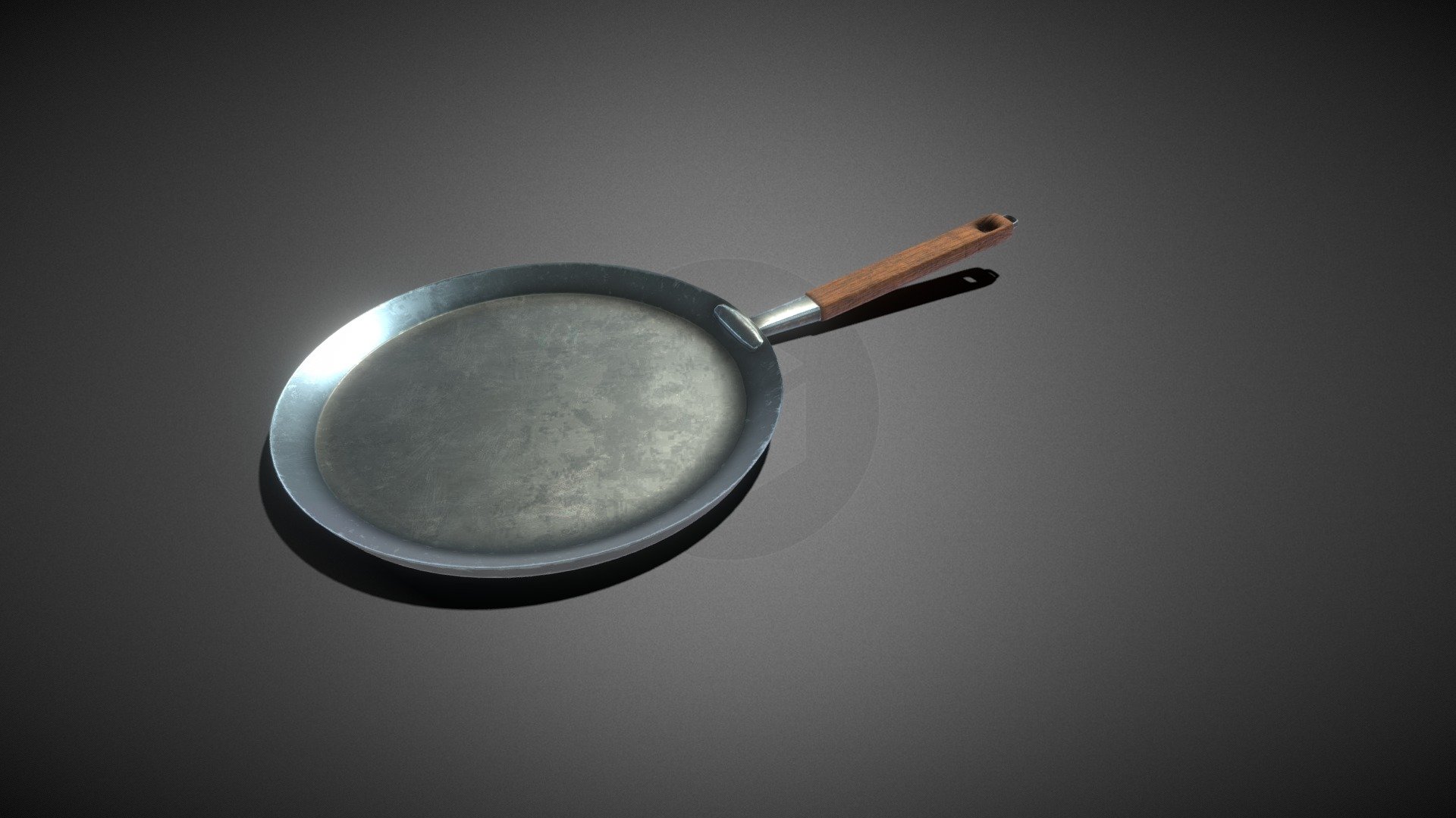 Frying Pan - 3D model by Jake Doherty (@ThatManStudios) [e16492d ...