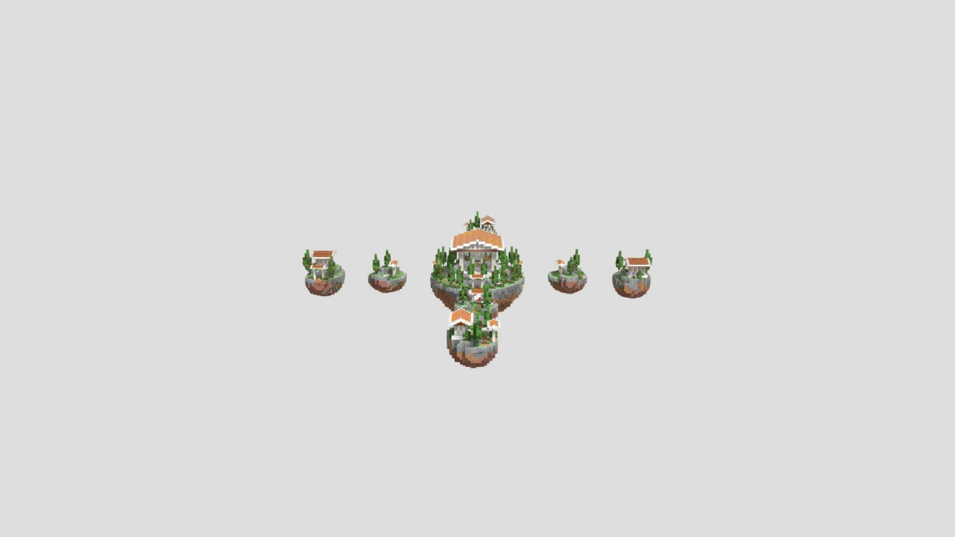 PixelMine | 4 Unique Bedwars Maps 3 - 3D model by Pixel Mine (@pixelminestudio) [e1664e5 ...
