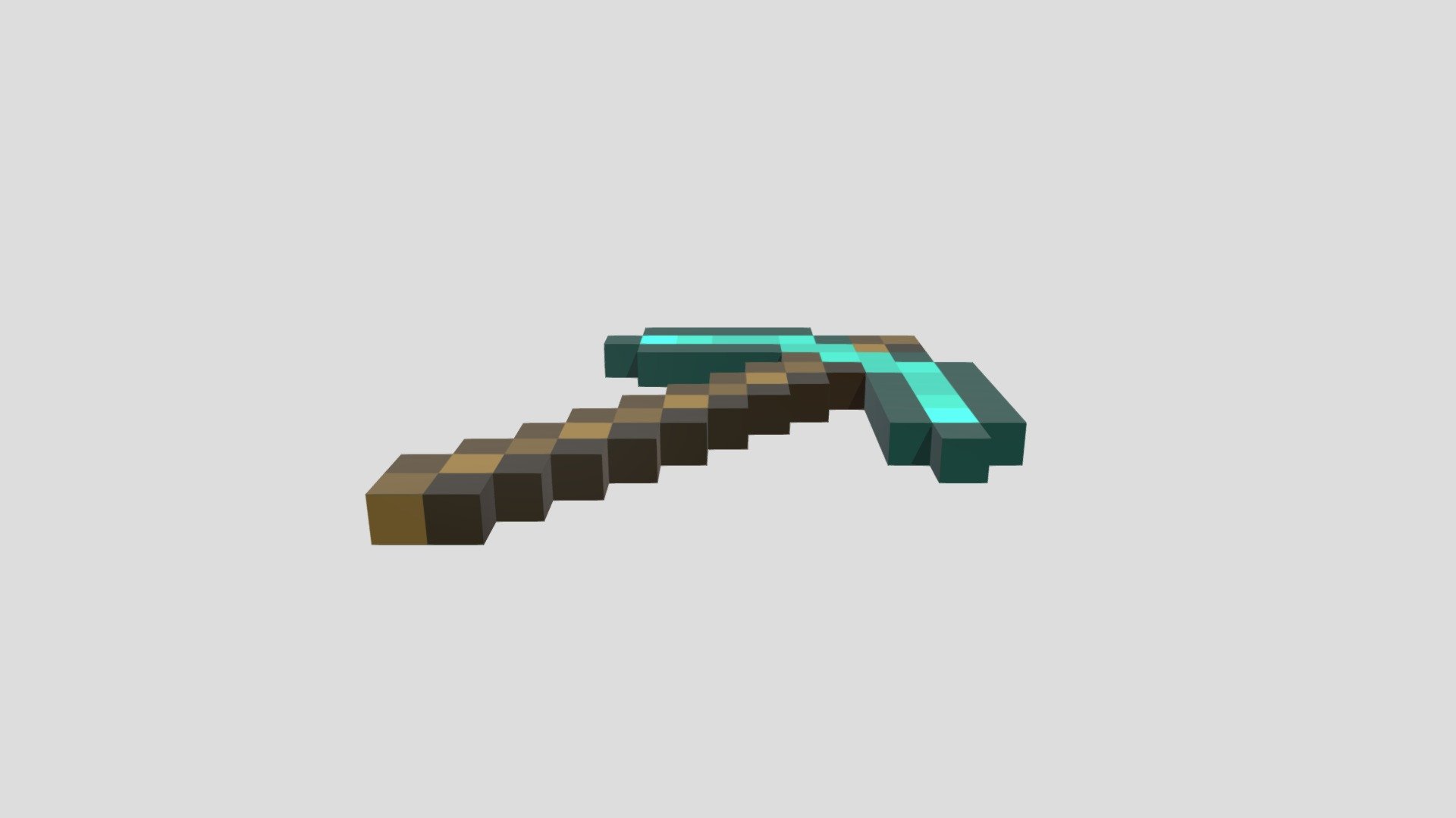 Minecraft_diamond-pickaxe - 3D model by Minecraft_Master (@porterjett13 ...