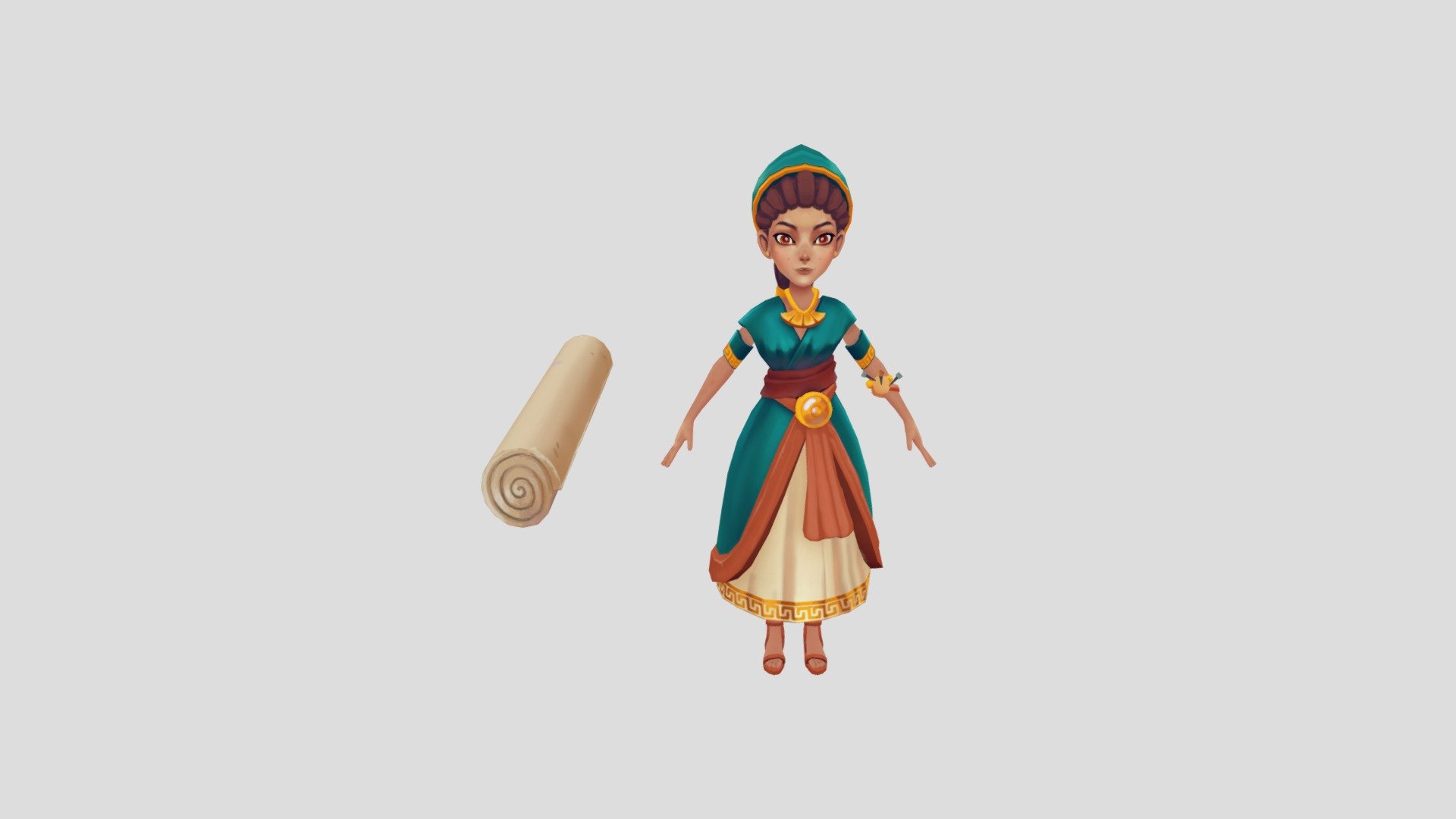 Stylized tailor character - 3D model by determined2die [e169578 ...