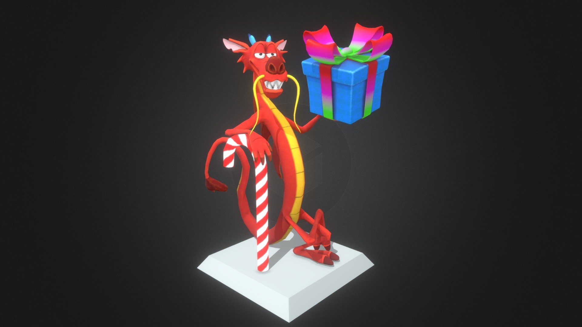 Mushu - 3D model by adelhunt (@adel.duving1996) [e169c02] - Sketchfab