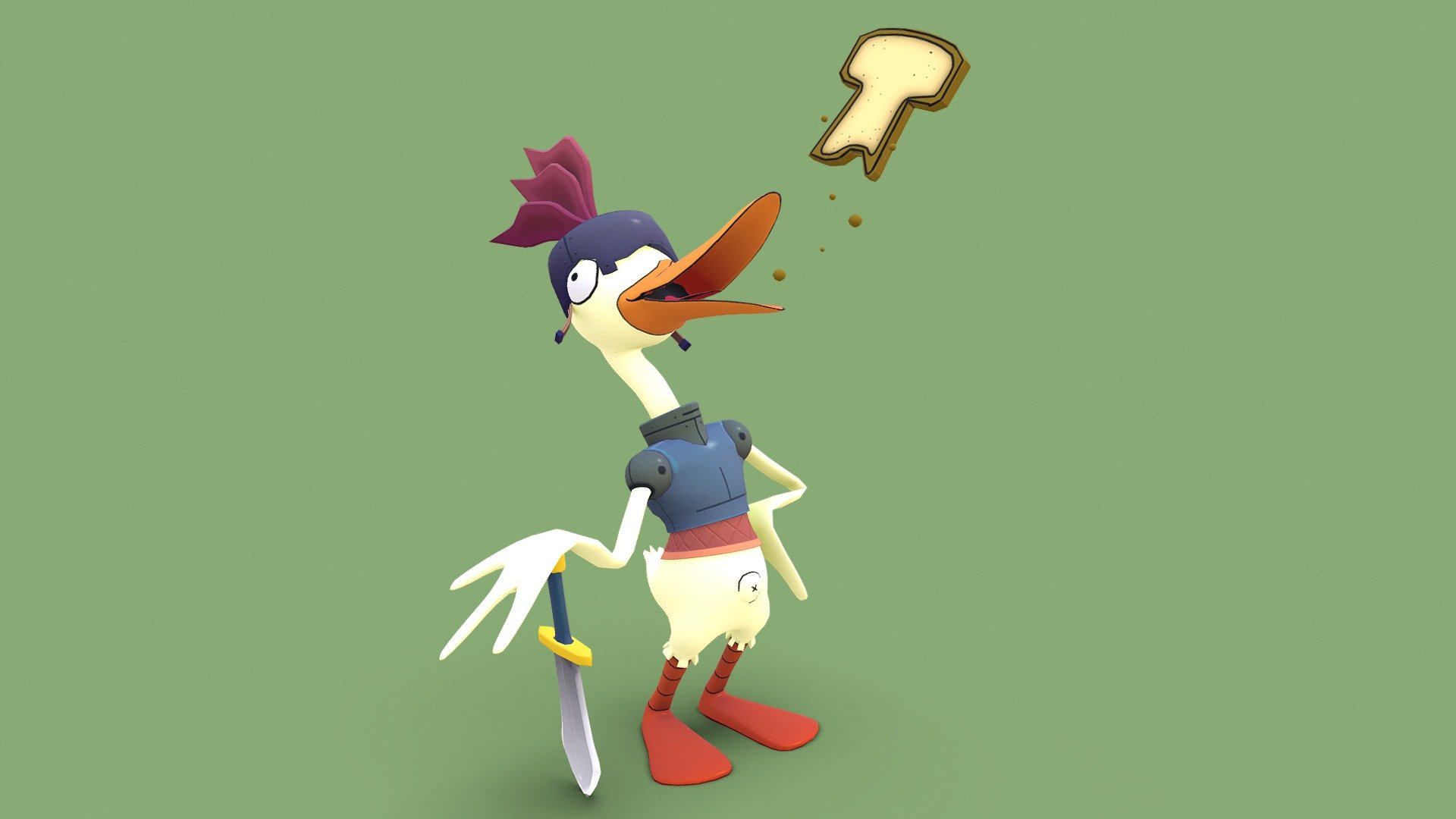 Duck Knight - 3D model by Tom_Martinaud (@Totor_17) [e169e6b] - Sketchfab