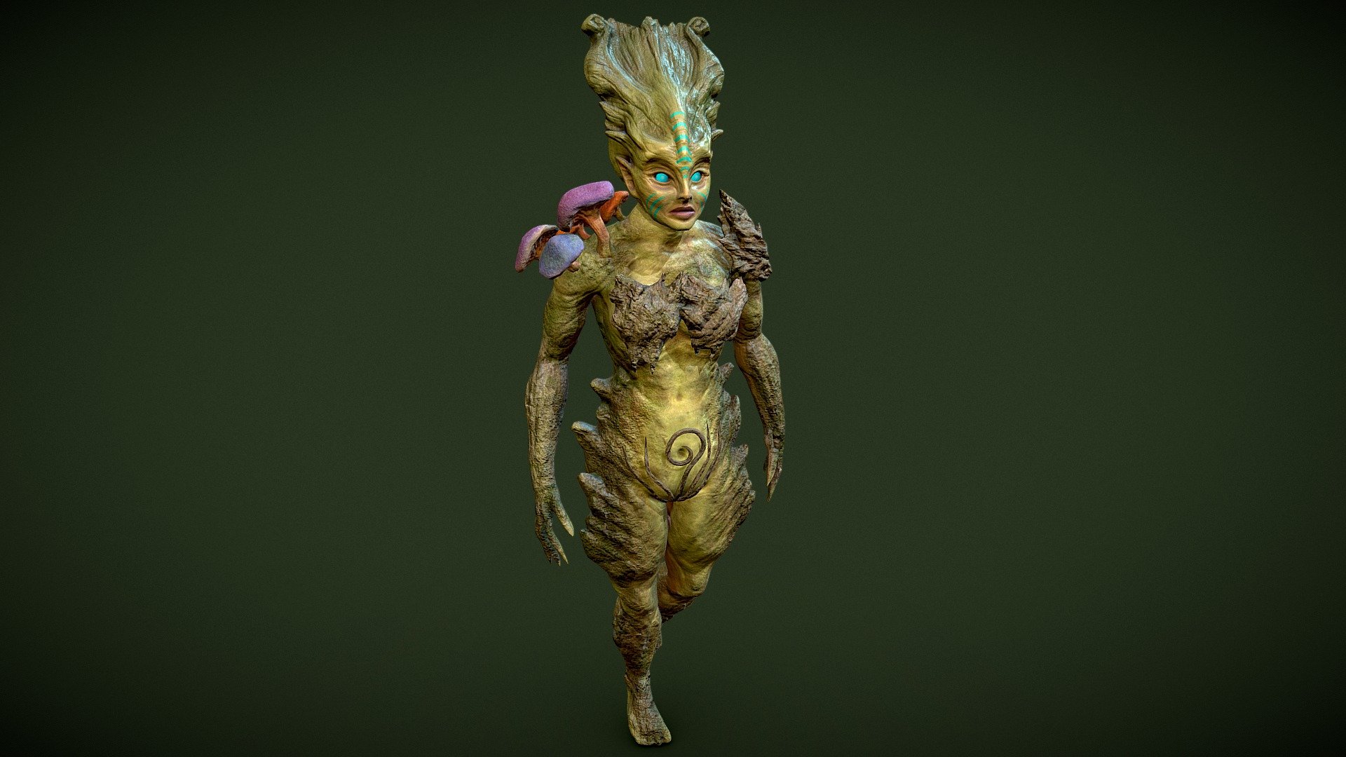 Corrupted Dryad - Character - 3D model by skygreen [e16c37d] - Sketchfab