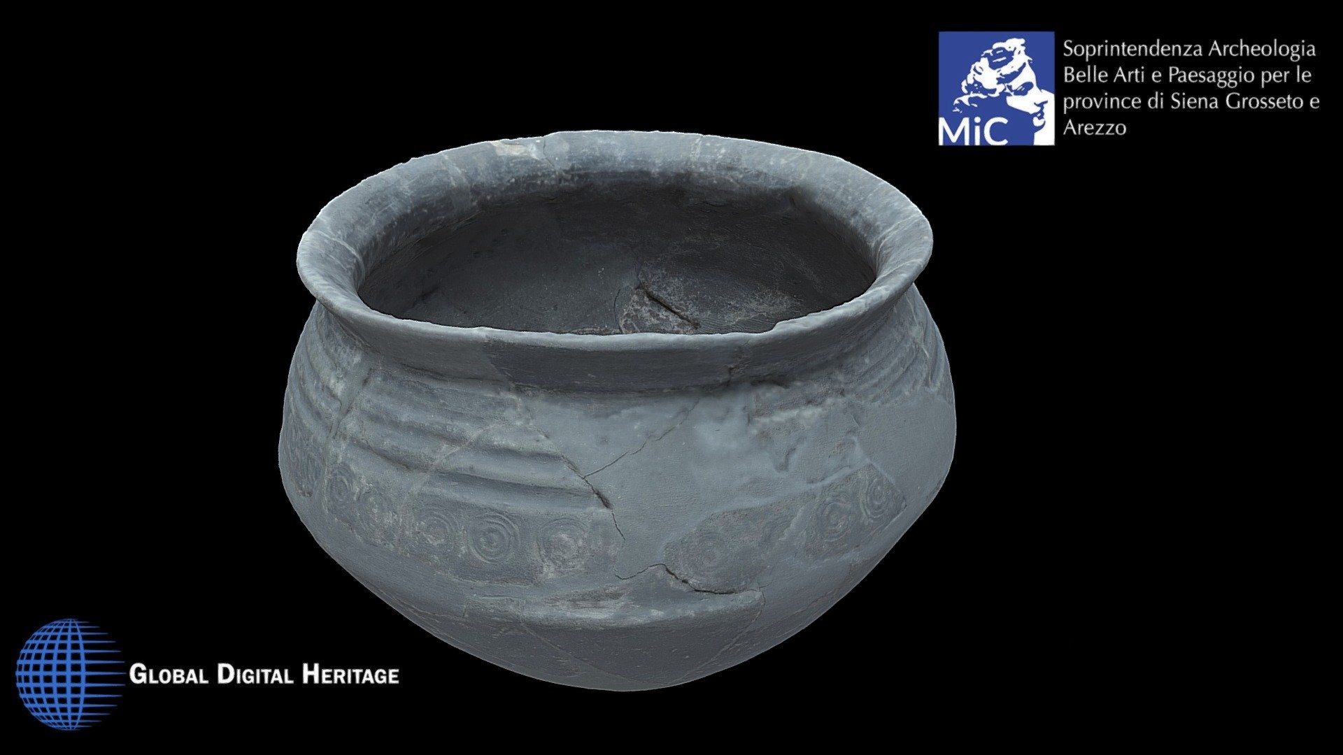 Etruscan bucchero pyxis - Download Free 3D model by Global Digital ...