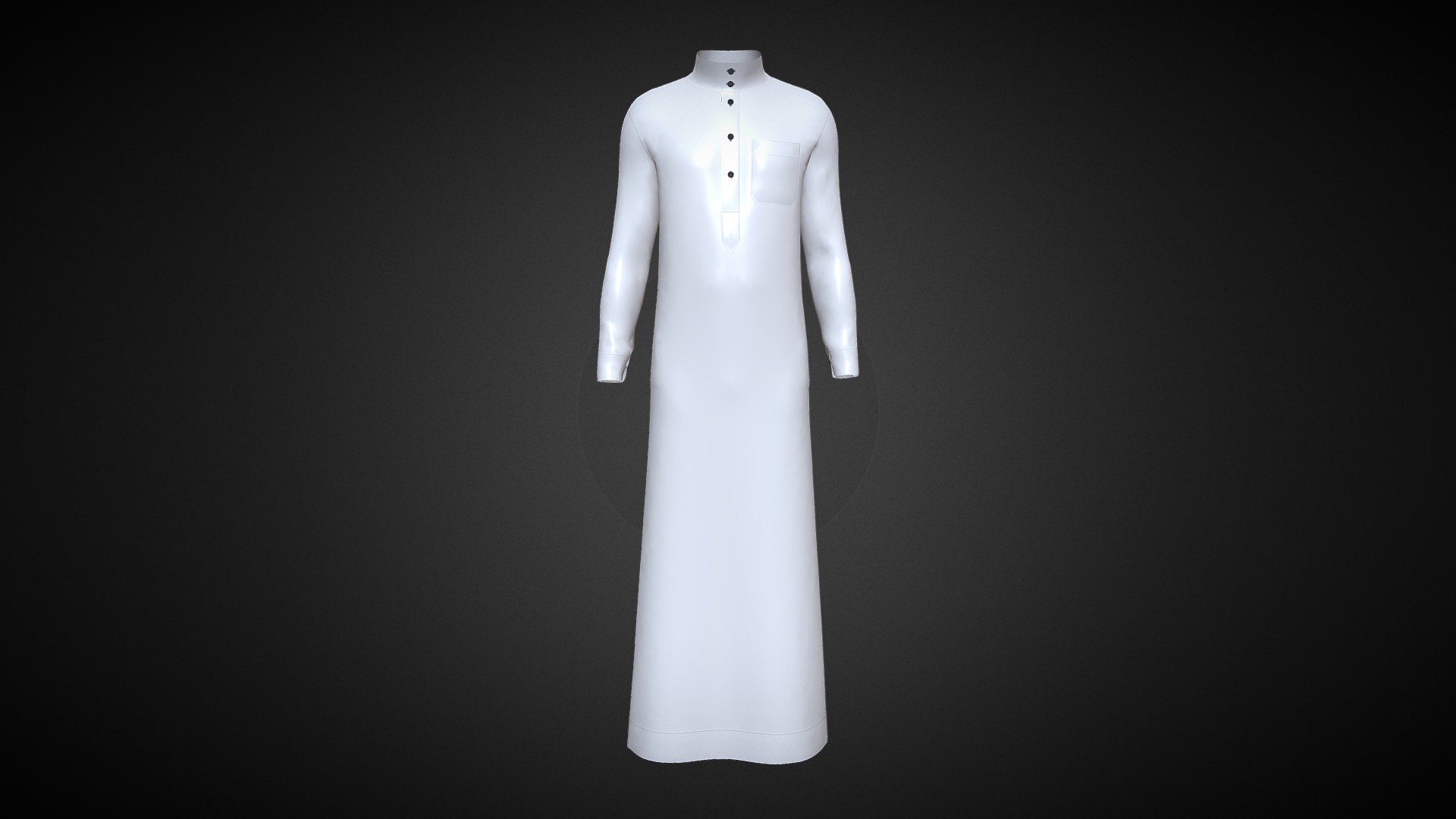 Mens Qamis - Buy Royalty Free 3D model by Clothing Cart (@clothingcart ...