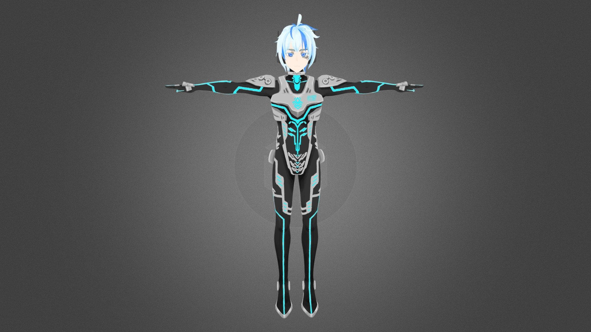 Cyber Agent / Universal TYPE - Download Free 3D model by APO ...