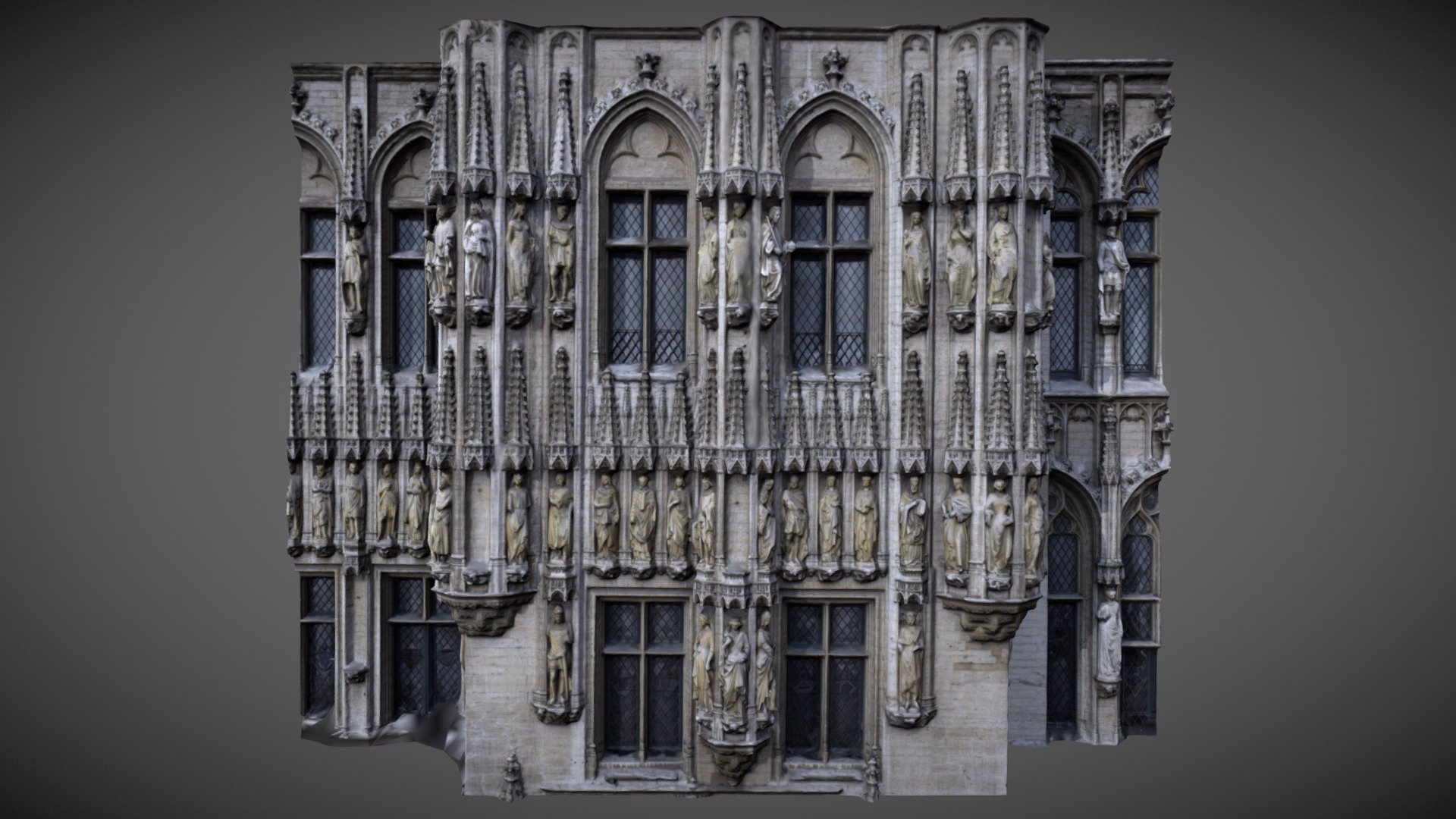 Brussels Grand Platz Building - 3D model by Vasilis Triantafyllou ...