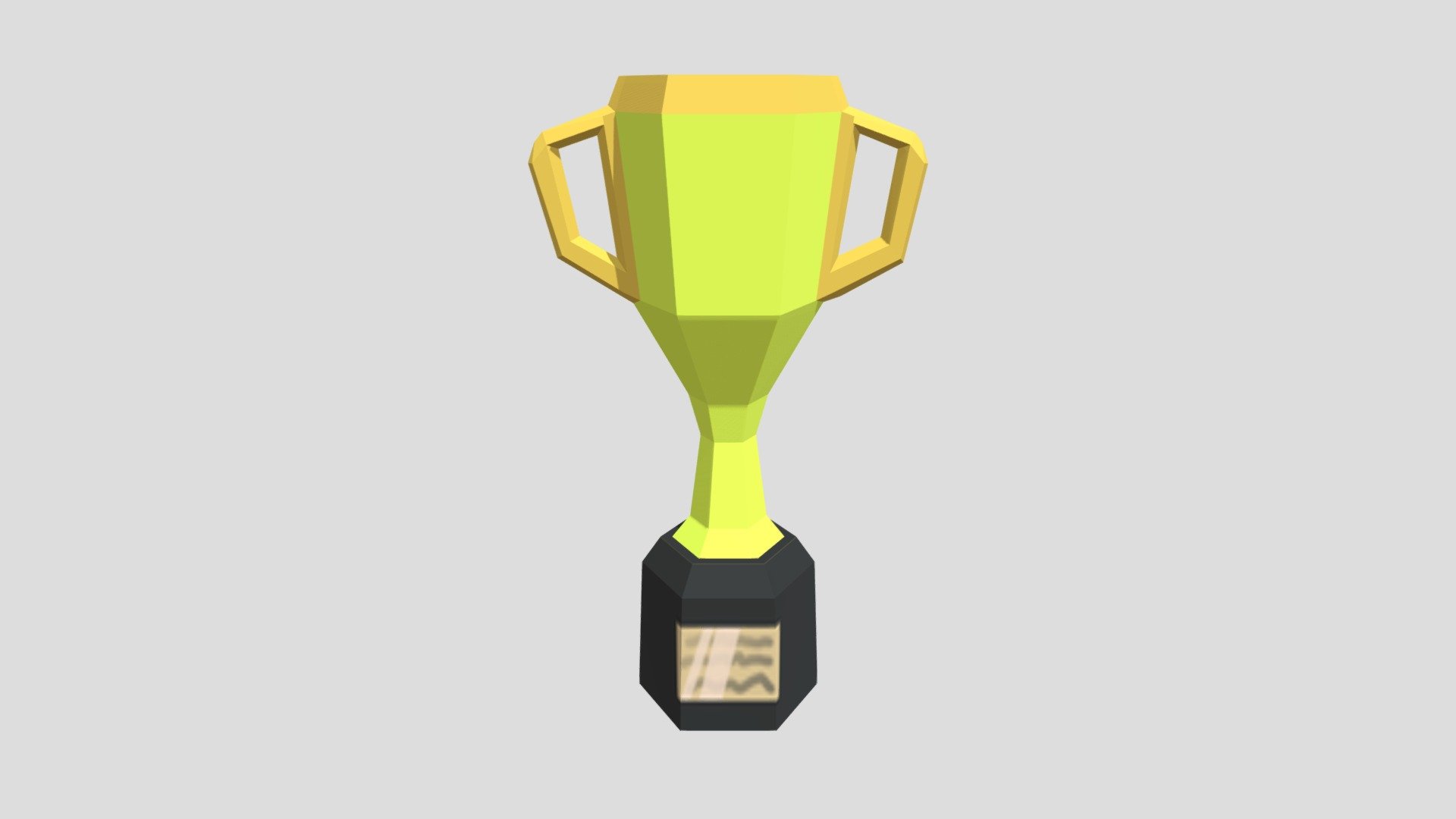 Trophy Cup - Download Free 3D model by RavenBlox [e16de5d] - Sketchfab