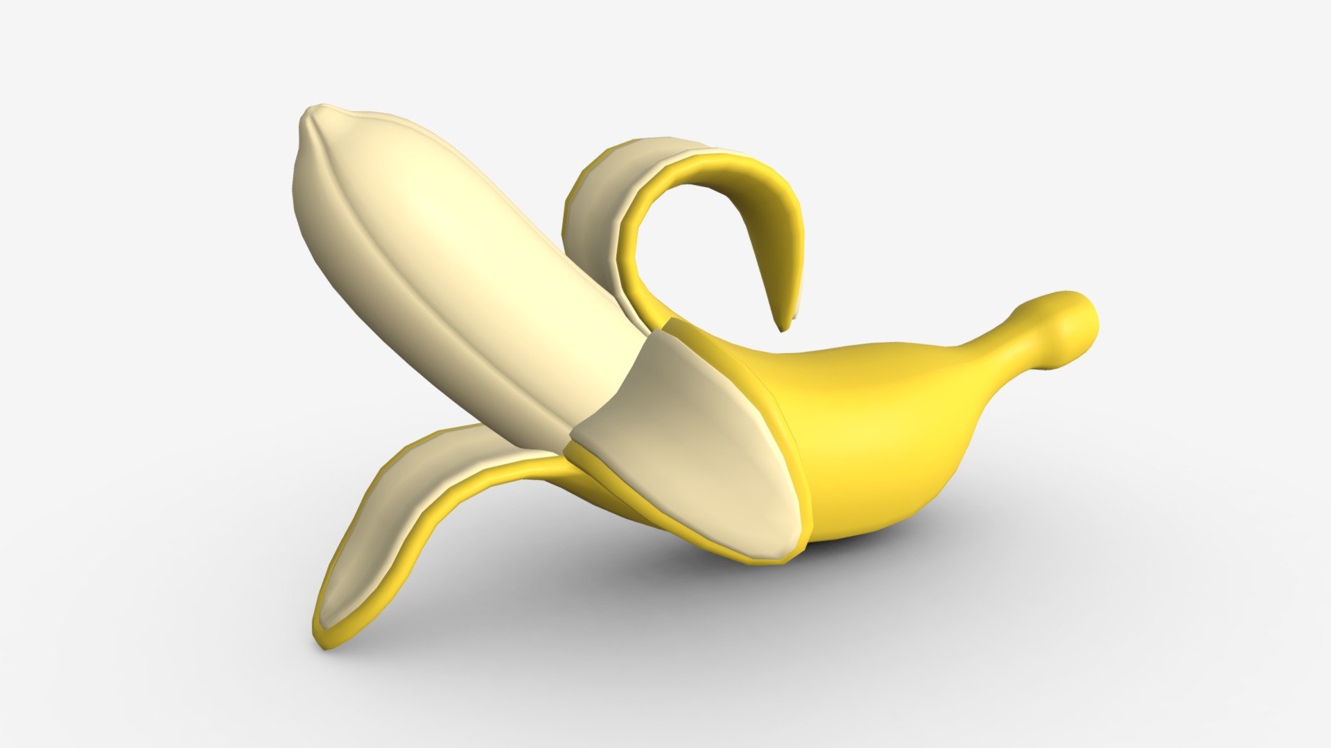 Stylized banana - Buy Royalty Free 3D model by HQ3DMOD (@AivisAstics ...