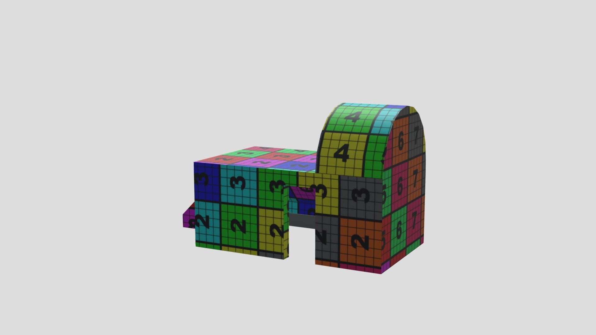 UV Building Model - 3D model by Caroline Morian (@ObvShi) [e172545 ...