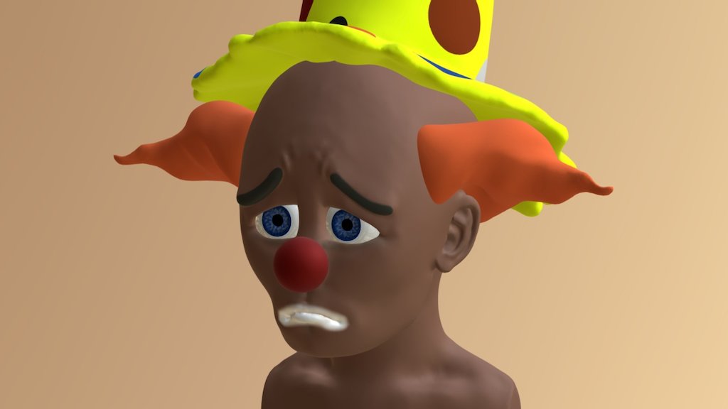 Sad Clown - Palhaço Triste - 3D model by Everton Nobre (@evertonobre ...