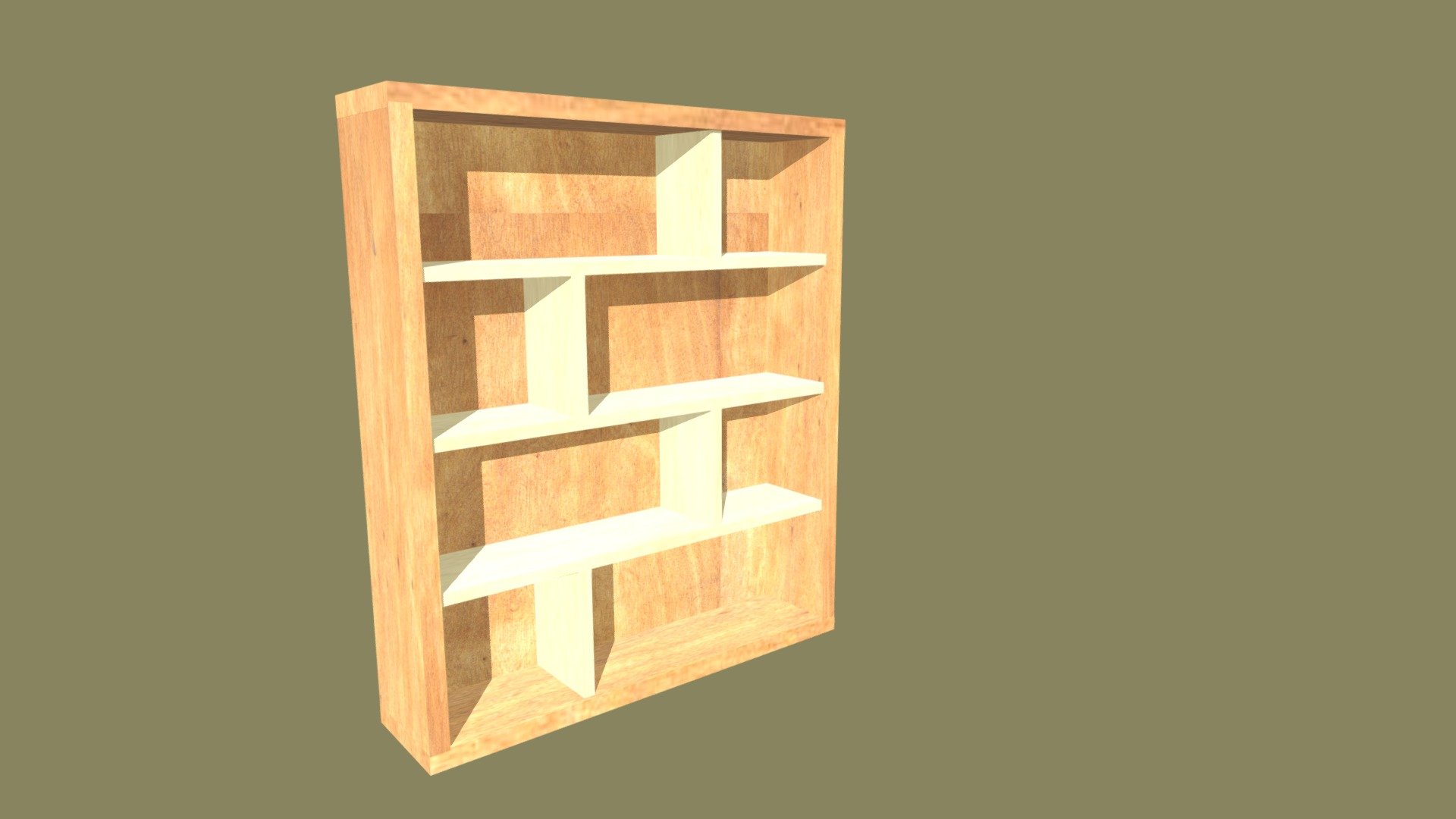 Bookshelf - 3D model by HughTwo [e173d64] - Sketchfab