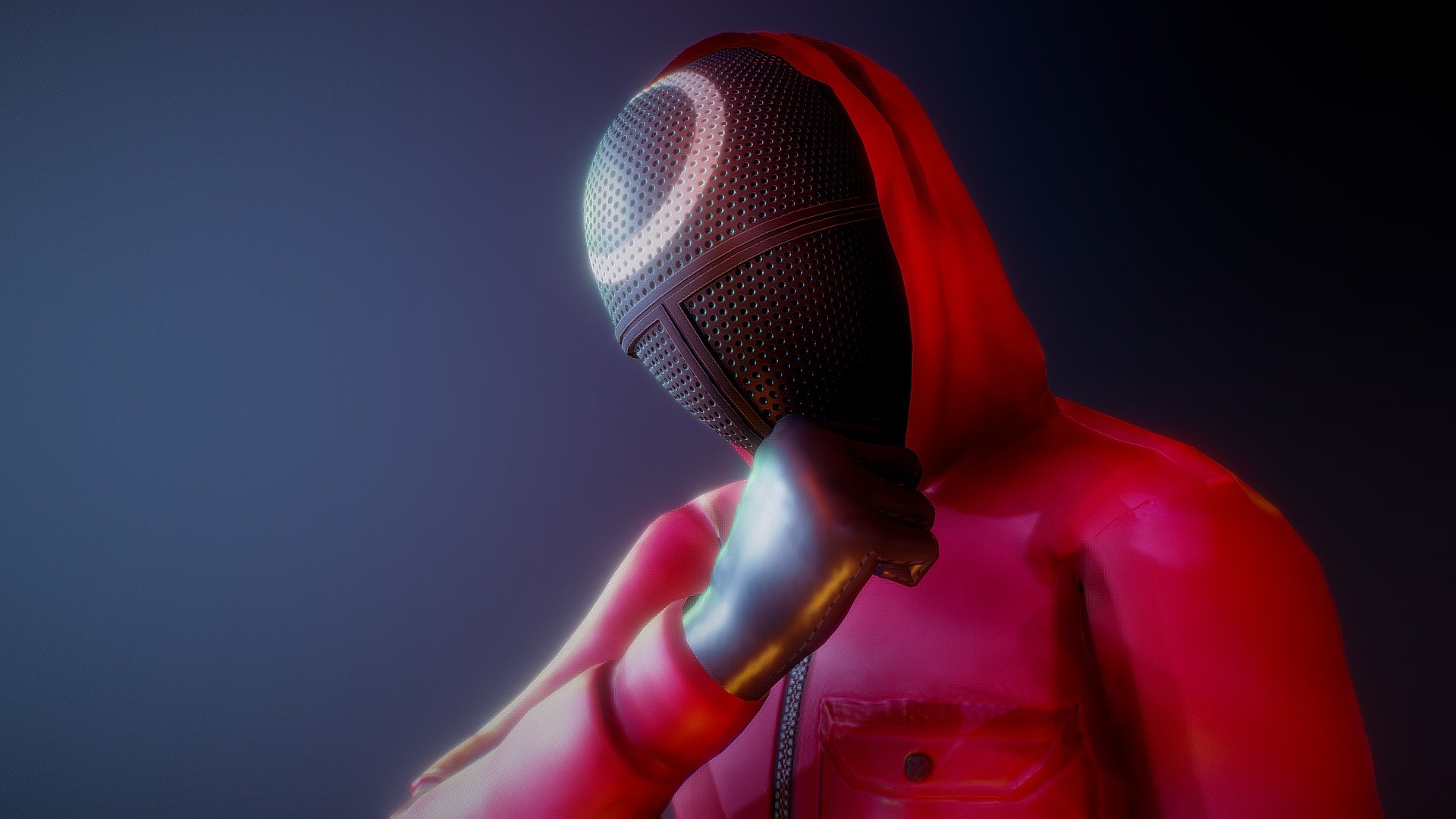 Squid Game Soldier - 3D model by ArchViz (@Archivz) [e17555f] - Sketchfab