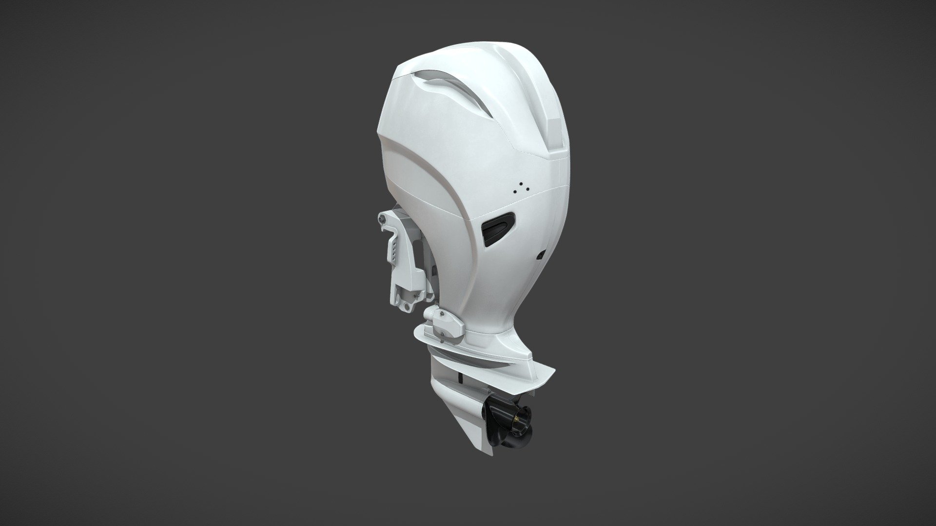 High Resolution Boat Engine - 3D model by jdbernier [e175c0b] - Sketchfab