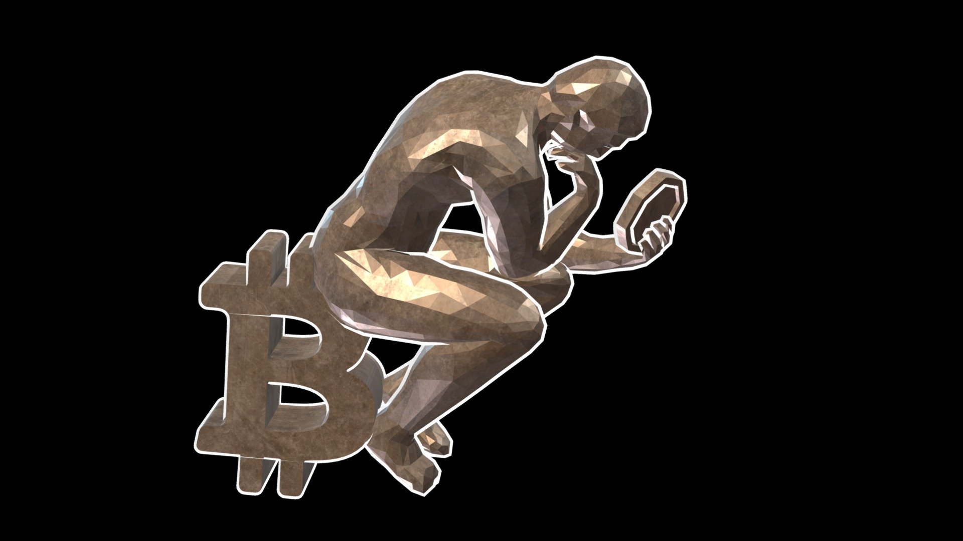 THINKER NFT2 - 3D model by Amin Adukov (@Aminchok) [e17659c] - Sketchfab