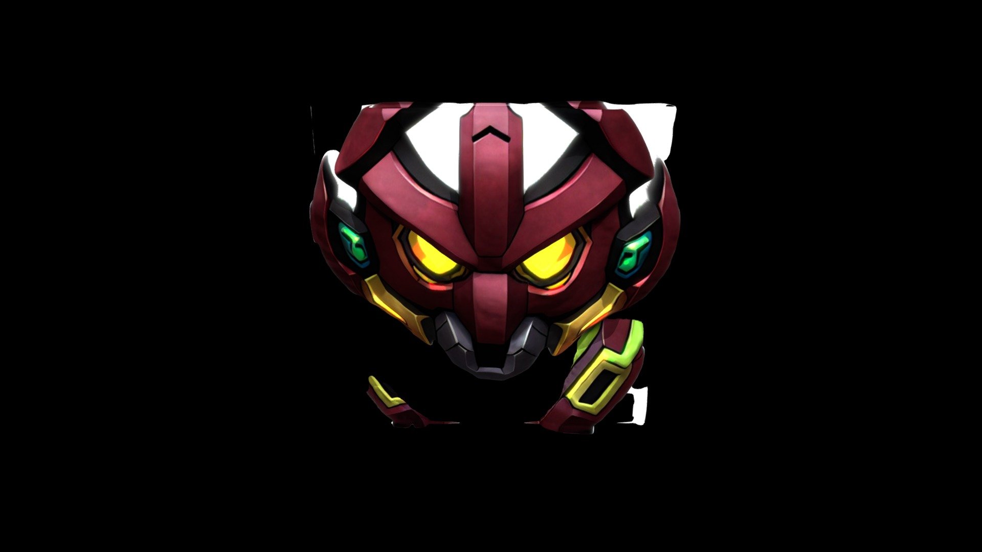 Helmet Mask Robot Cartoon 2252 - Download Free 3D model by klrxyz ...